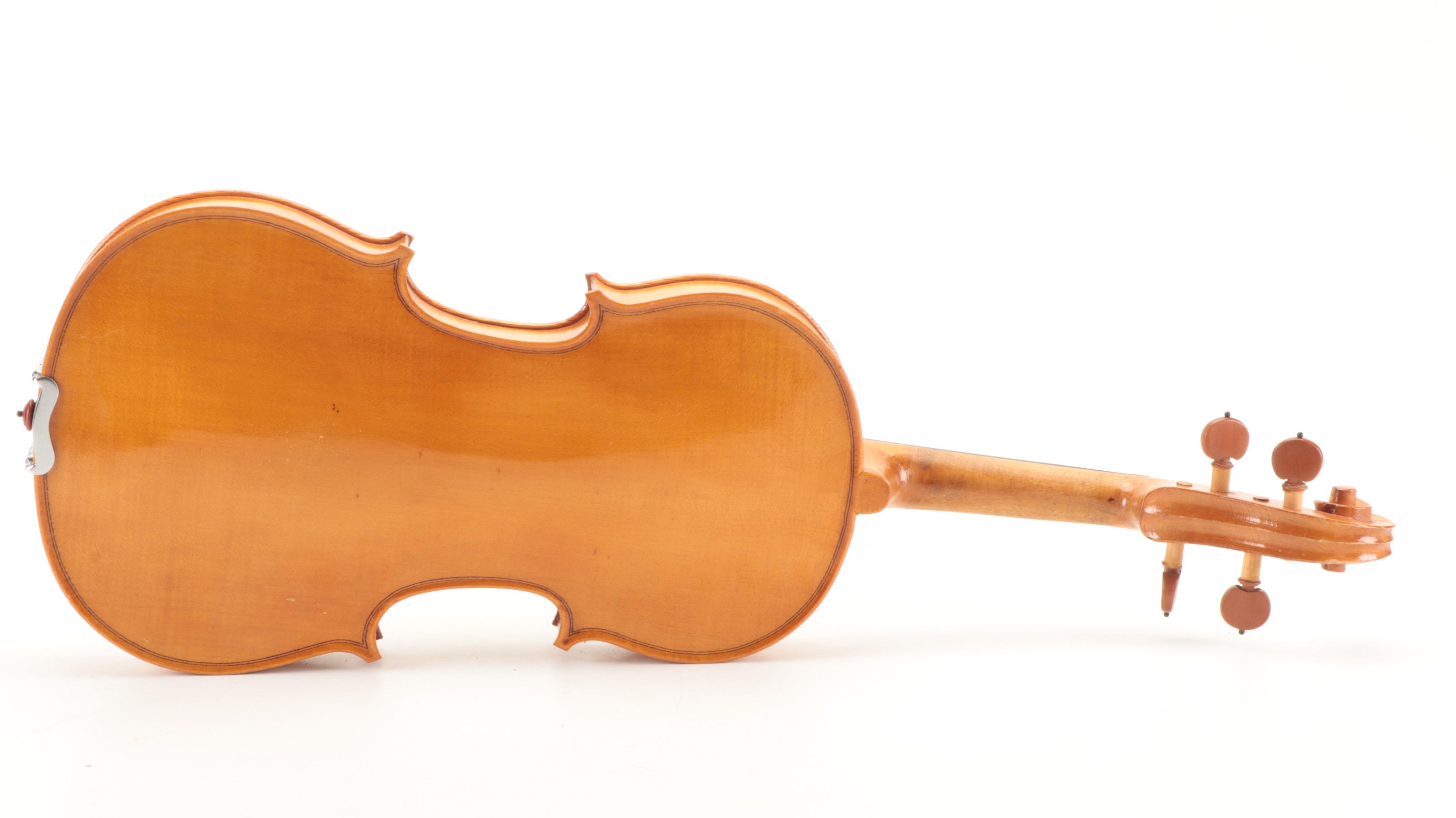 Luthier Granier Maple and Spruce 4/4 Violin with Case, 1933 | EBTH