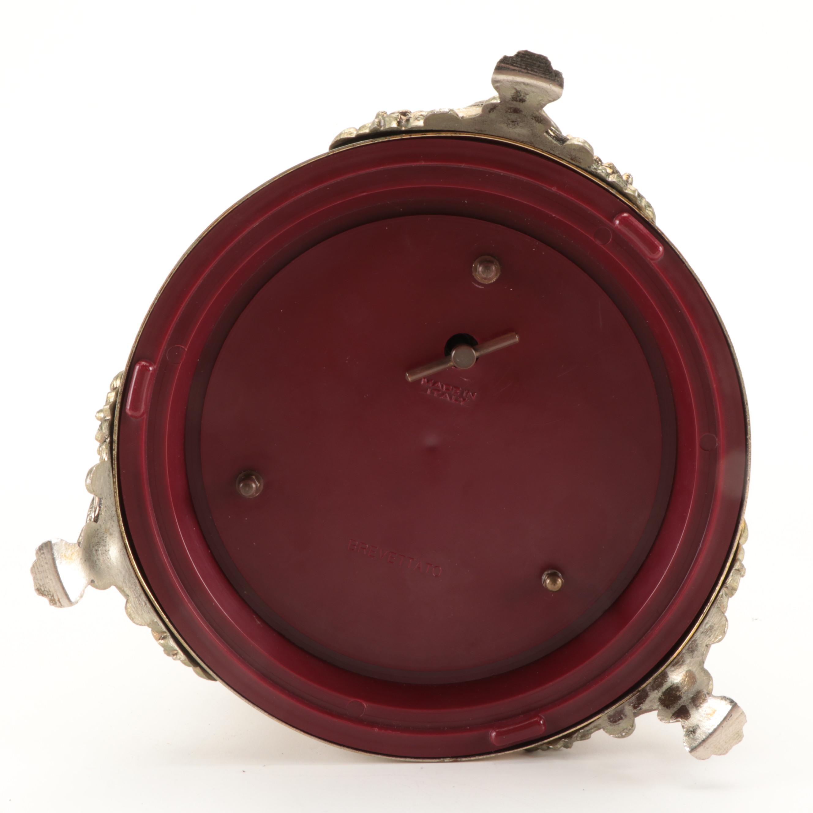 Brevettato Green Onyx Cigarette Carousel and Music Box, Mid to Late ...