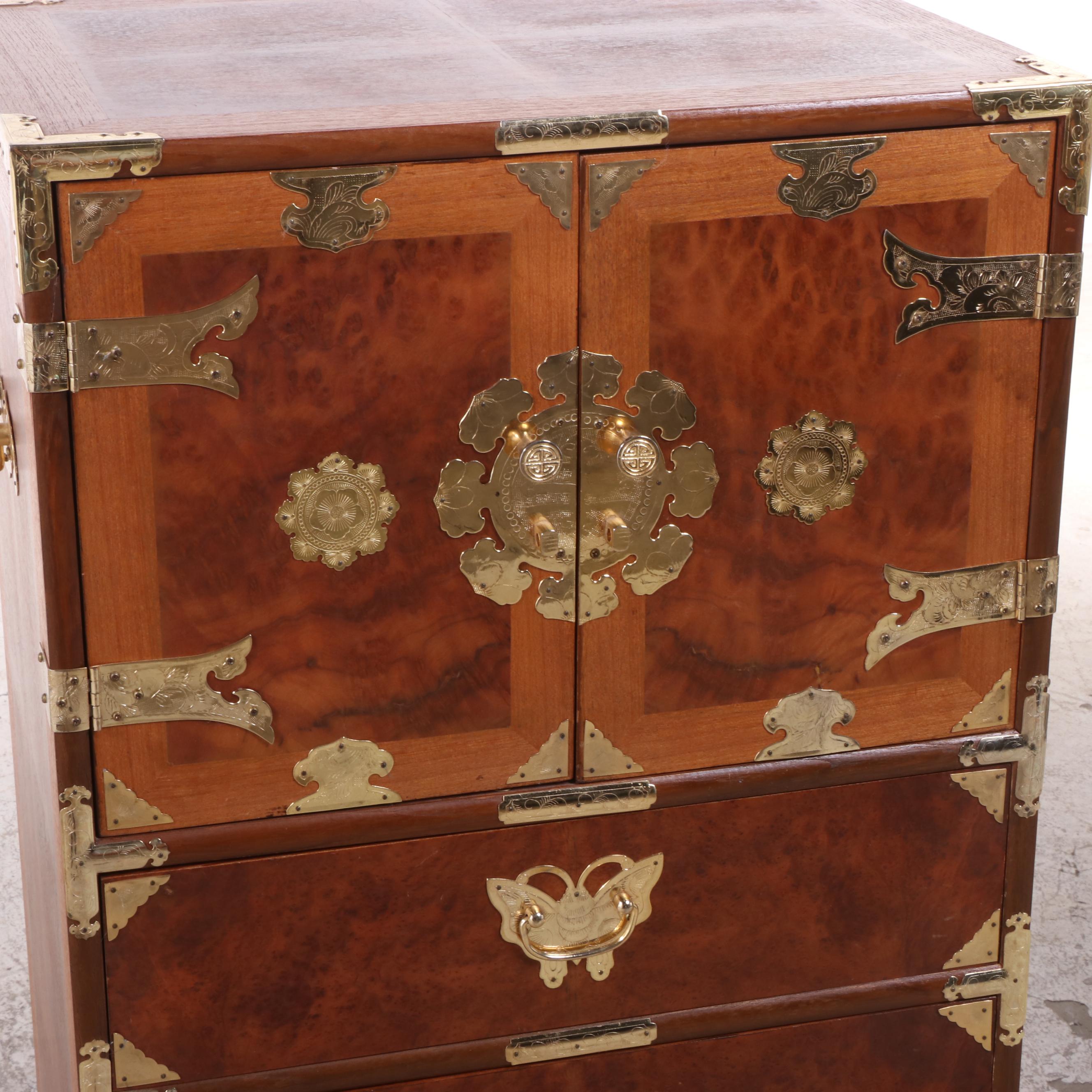 Korean Burl Wood Lingerie Chest | EBTH