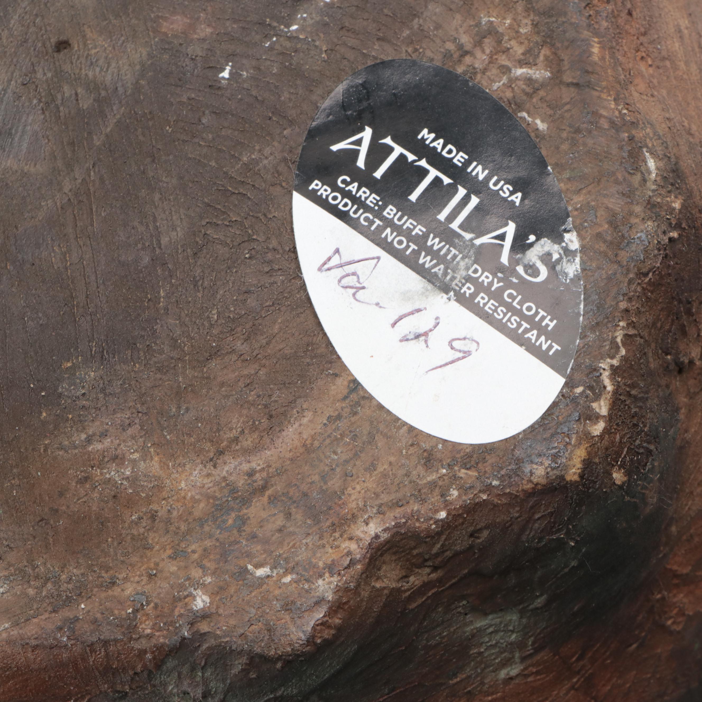 Attila Tivadar Studio Cast Gypsum Horse Centerpiece Bowl | EBTH