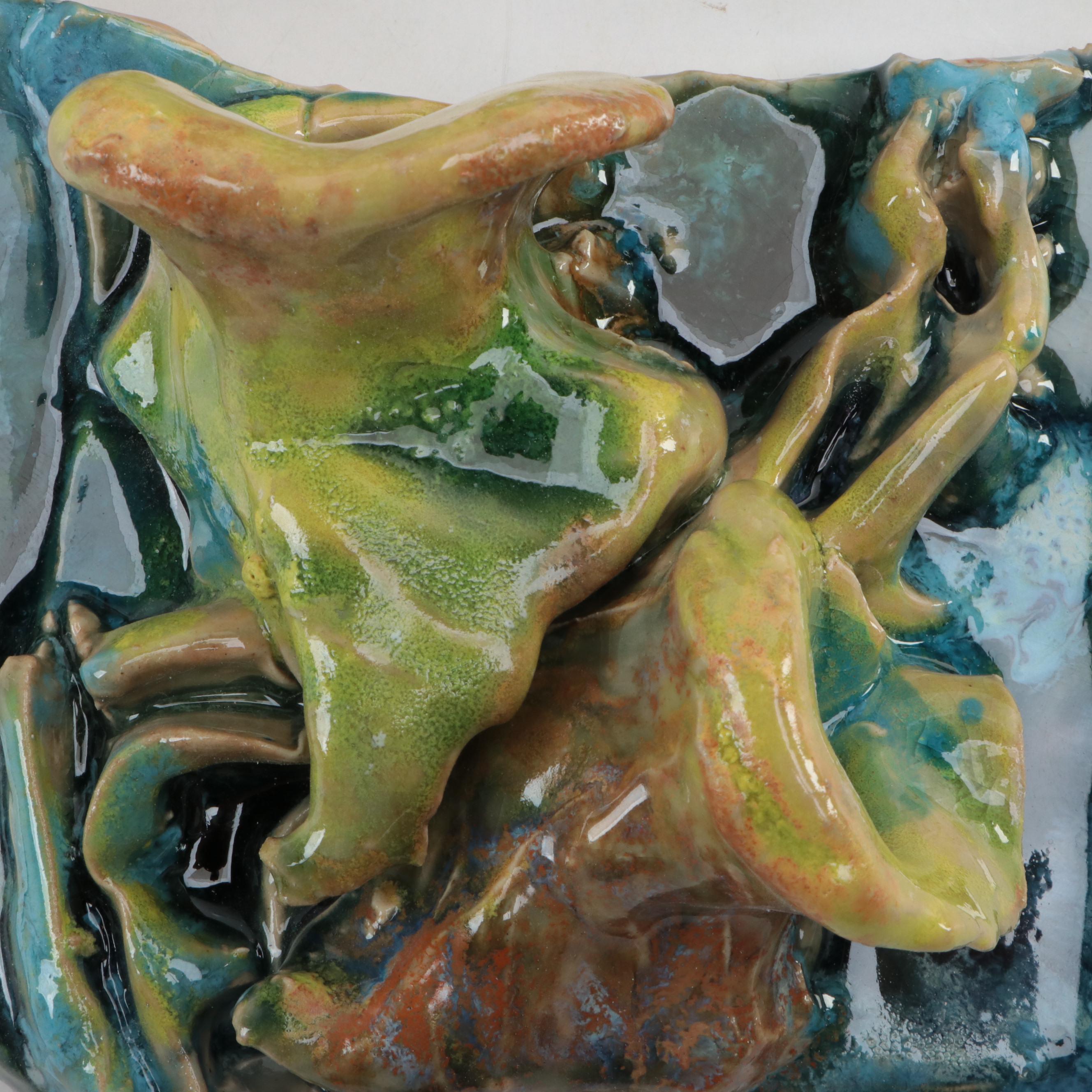 Sarah Roush Biomorphic Ceramic Sculptural Tiles | EBTH