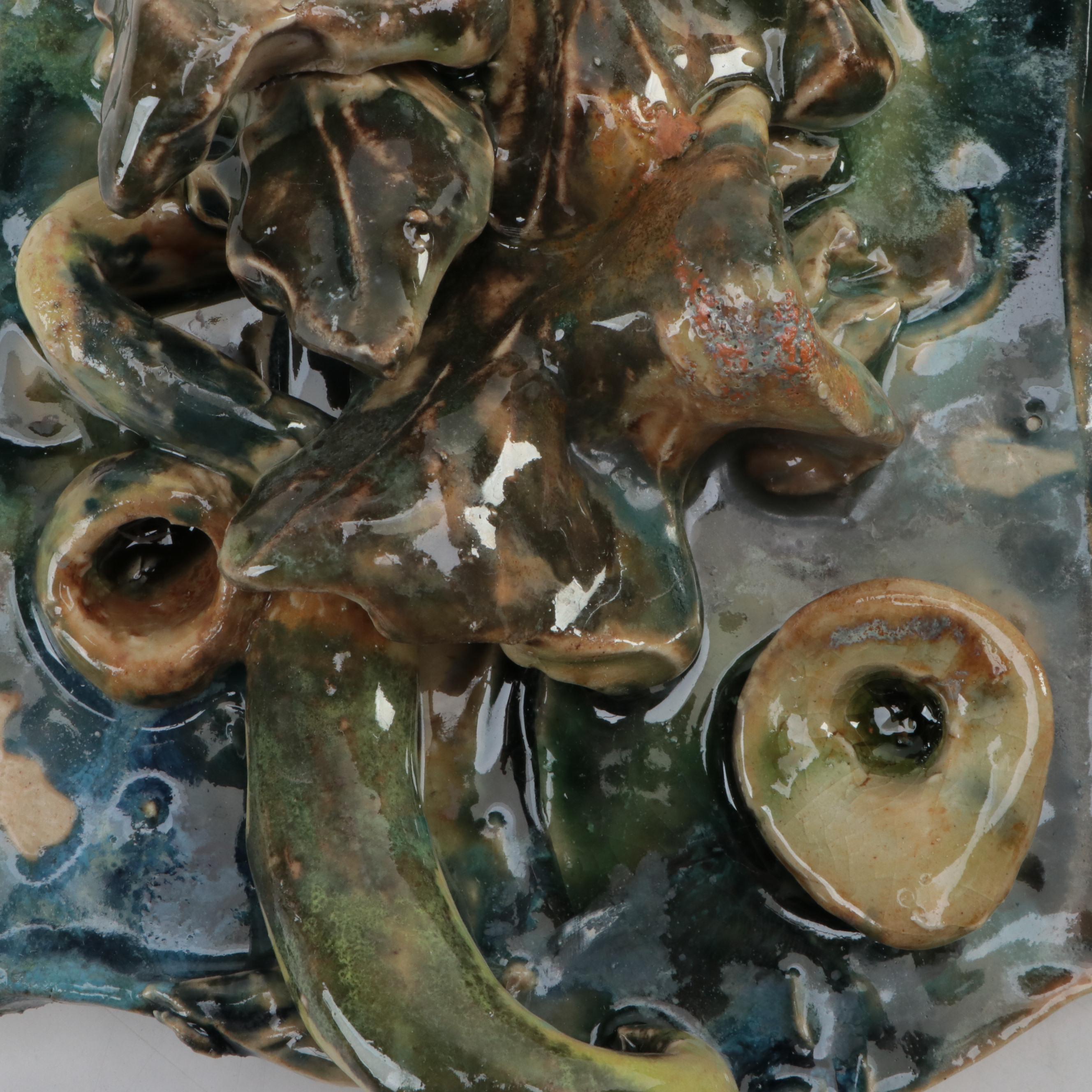 Sarah Roush Biomorphic Ceramic Sculptural Tiles | EBTH