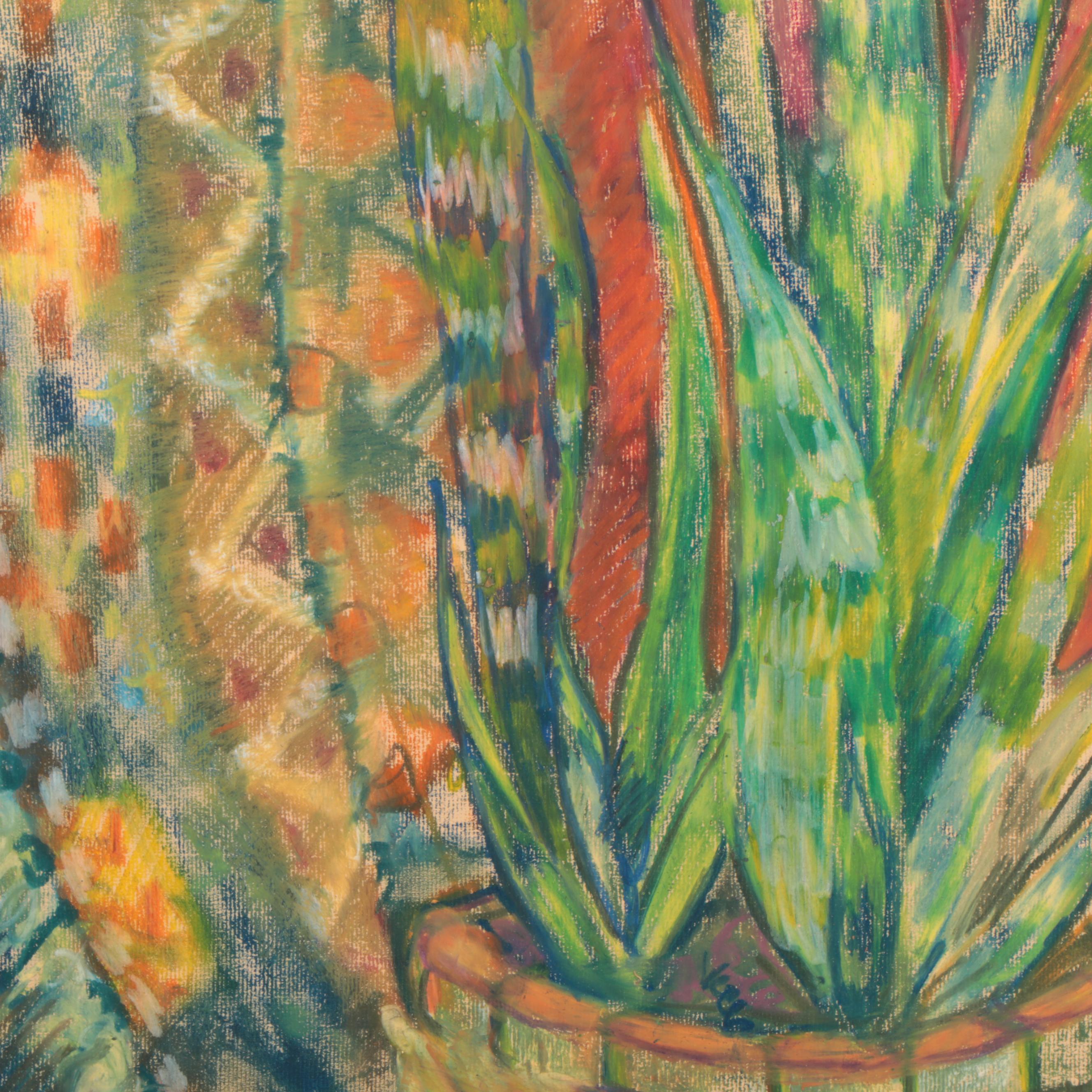 Sarah Roush Still Life Pastel Drawing | EBTH