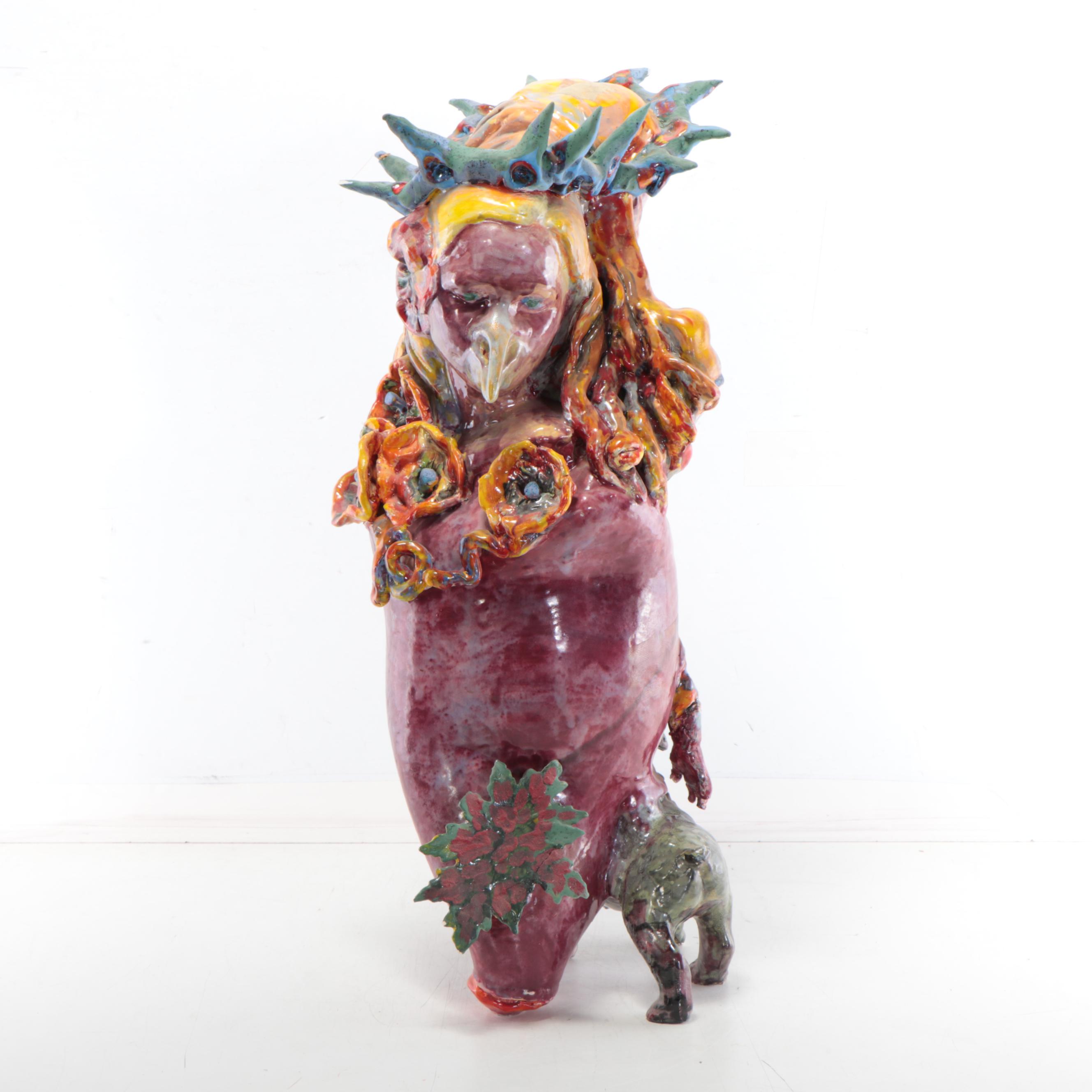 Sarah Roush Surreal Ceramic Sculpture | EBTH