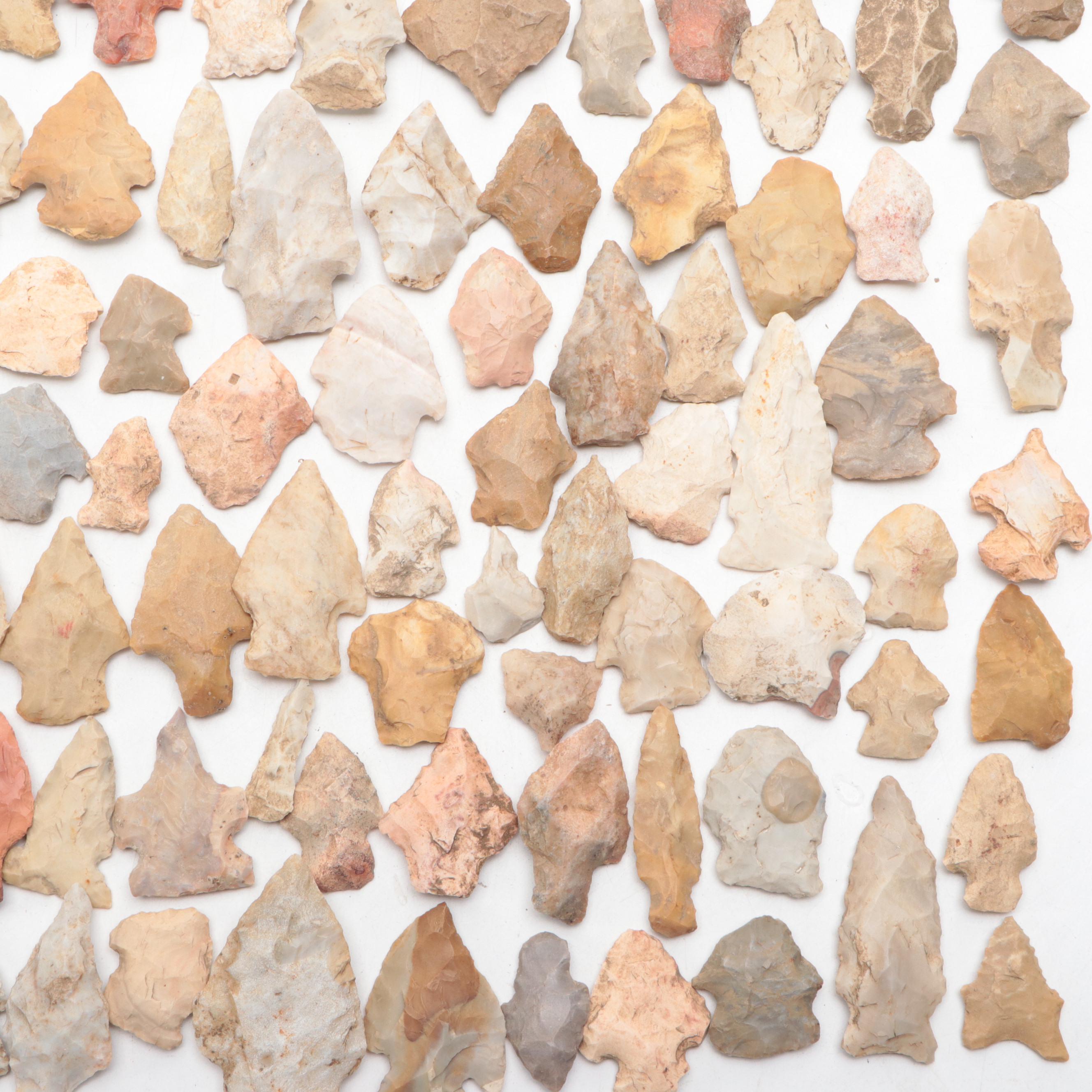 North American Notched Stone Projectile Points and Other Stone Tools | EBTH