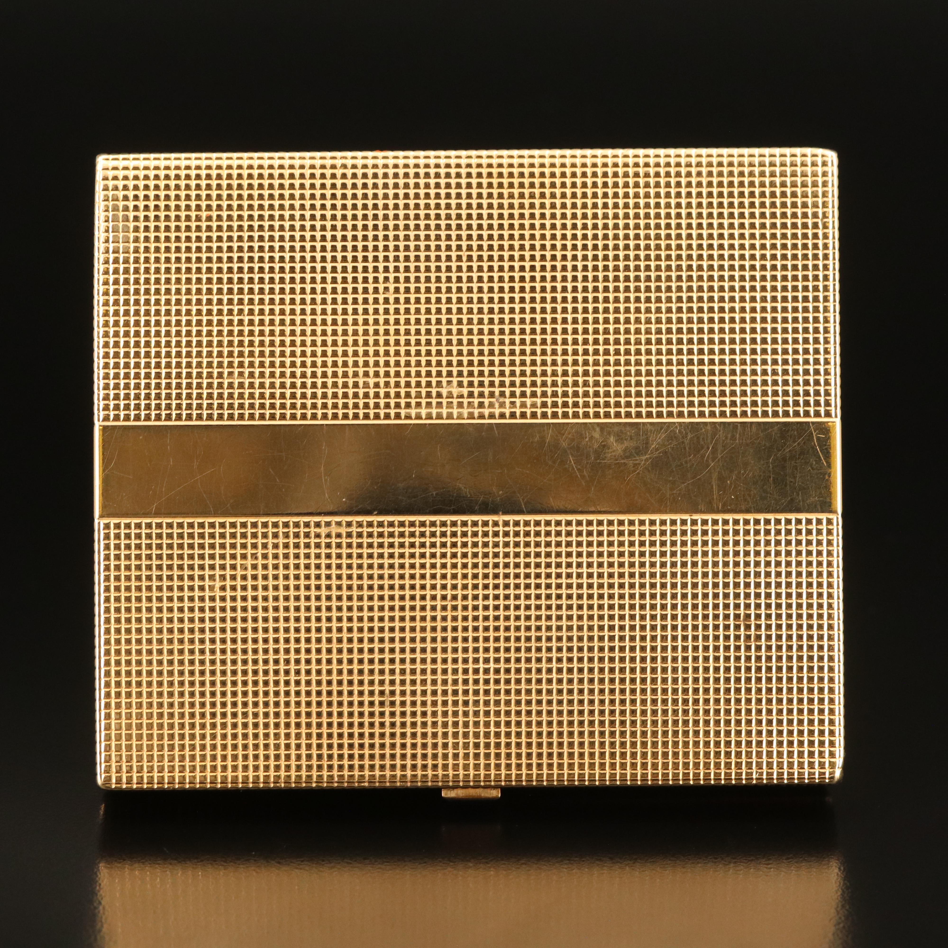 Cartier 14K Diamond and Sapphire Cigarette Case | EBTH