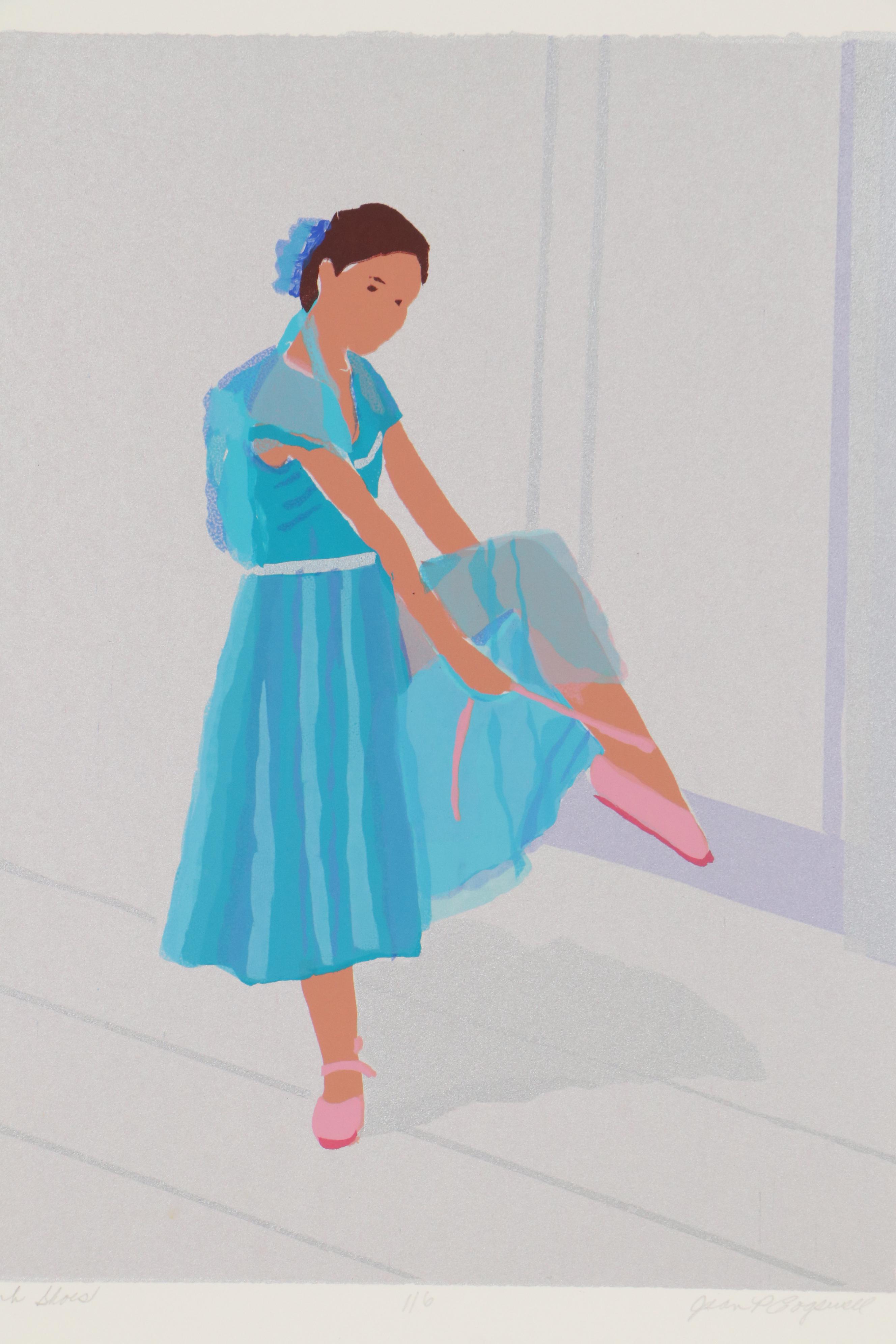 Jean Pierce Cogswell Serigraphs "Rehearsal" and "Pink Shoes," 21st ...