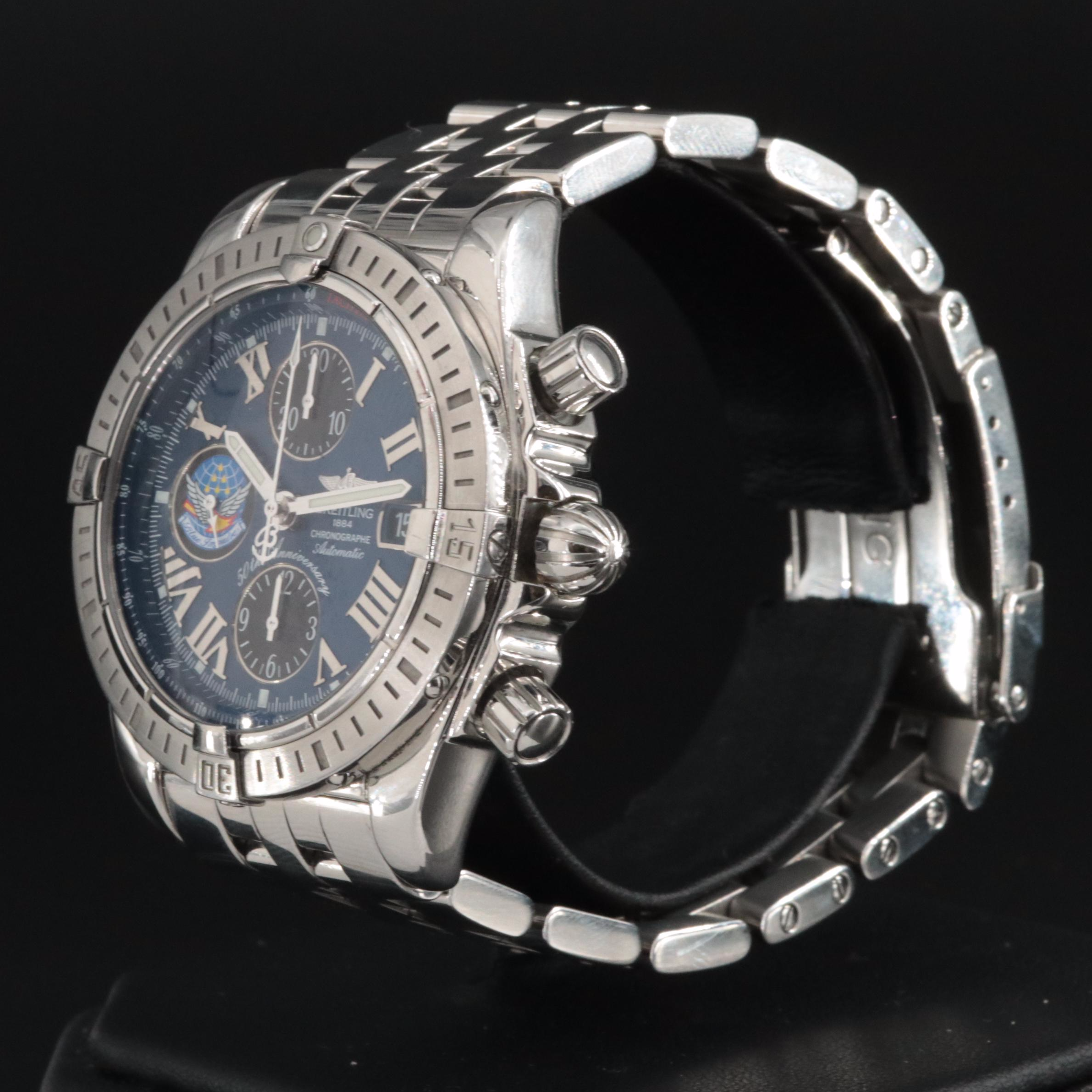 Breitling "Blue Impulse" Chronomat Limited Edition Wristwatch | EBTH