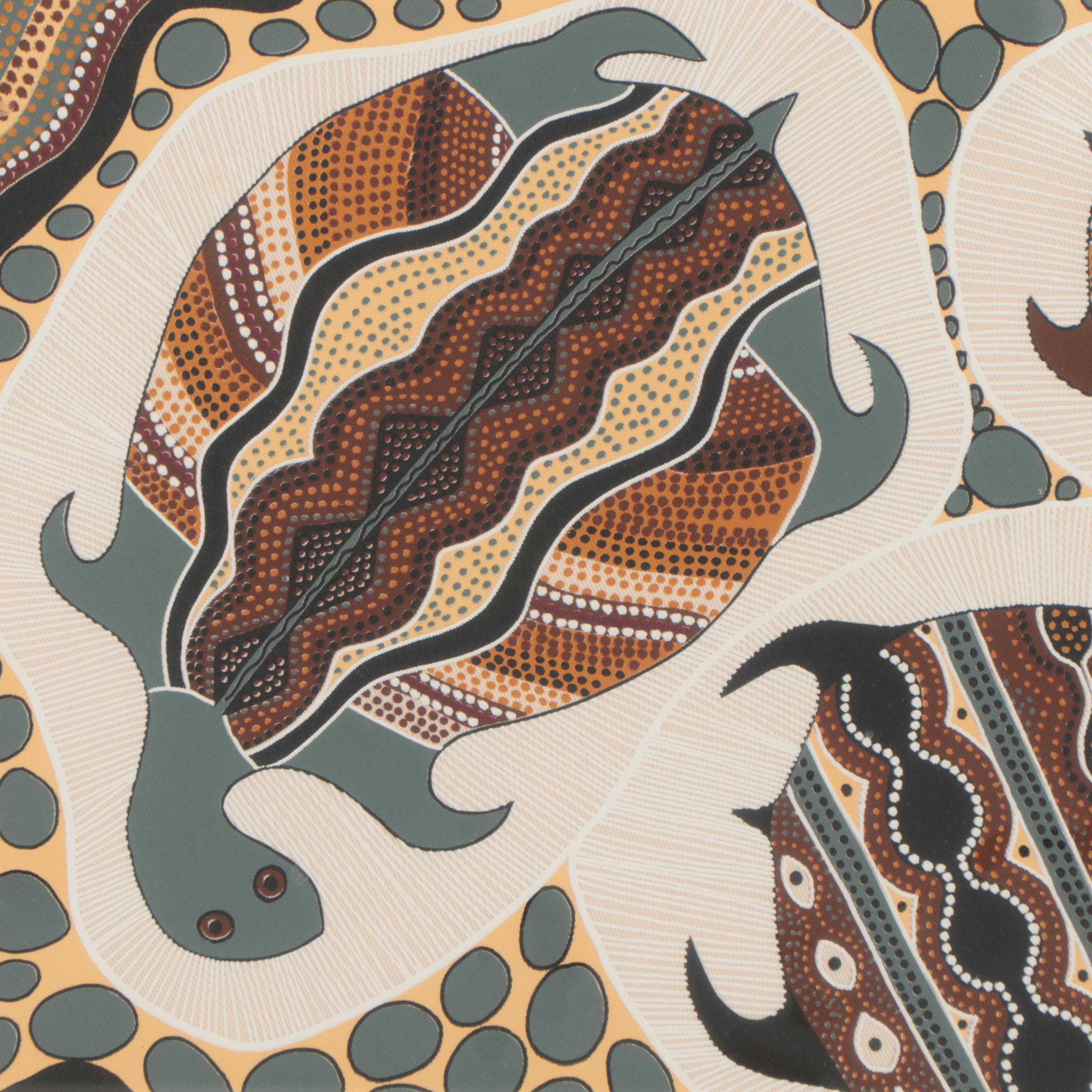 Max Conlon Acrylic Painting "Turtles Laying Eggs," 1991 | EBTH