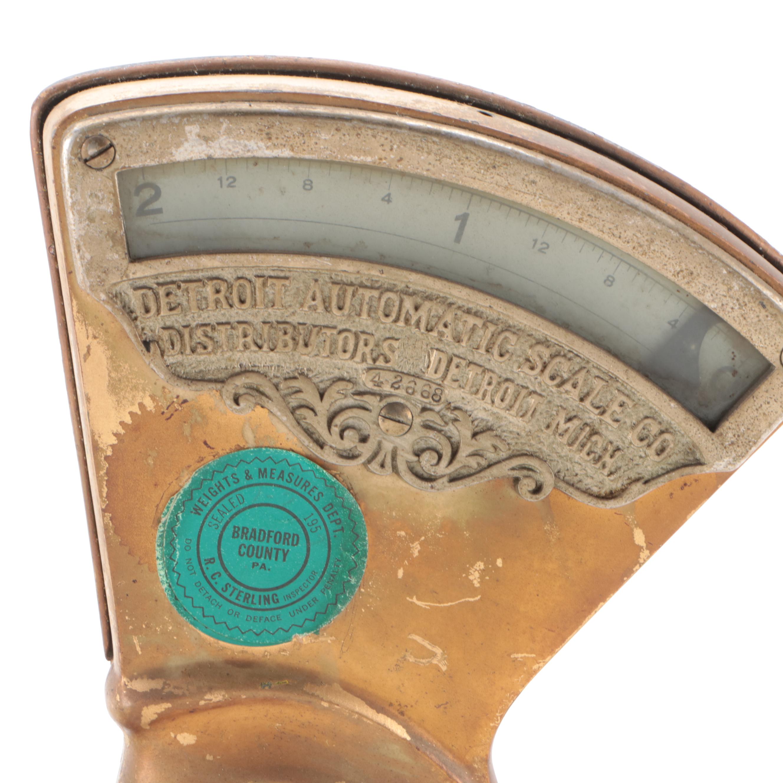 Detroit Automatic Scale Co. Stimpson No. 40 Candy Scale, Early 20th ...