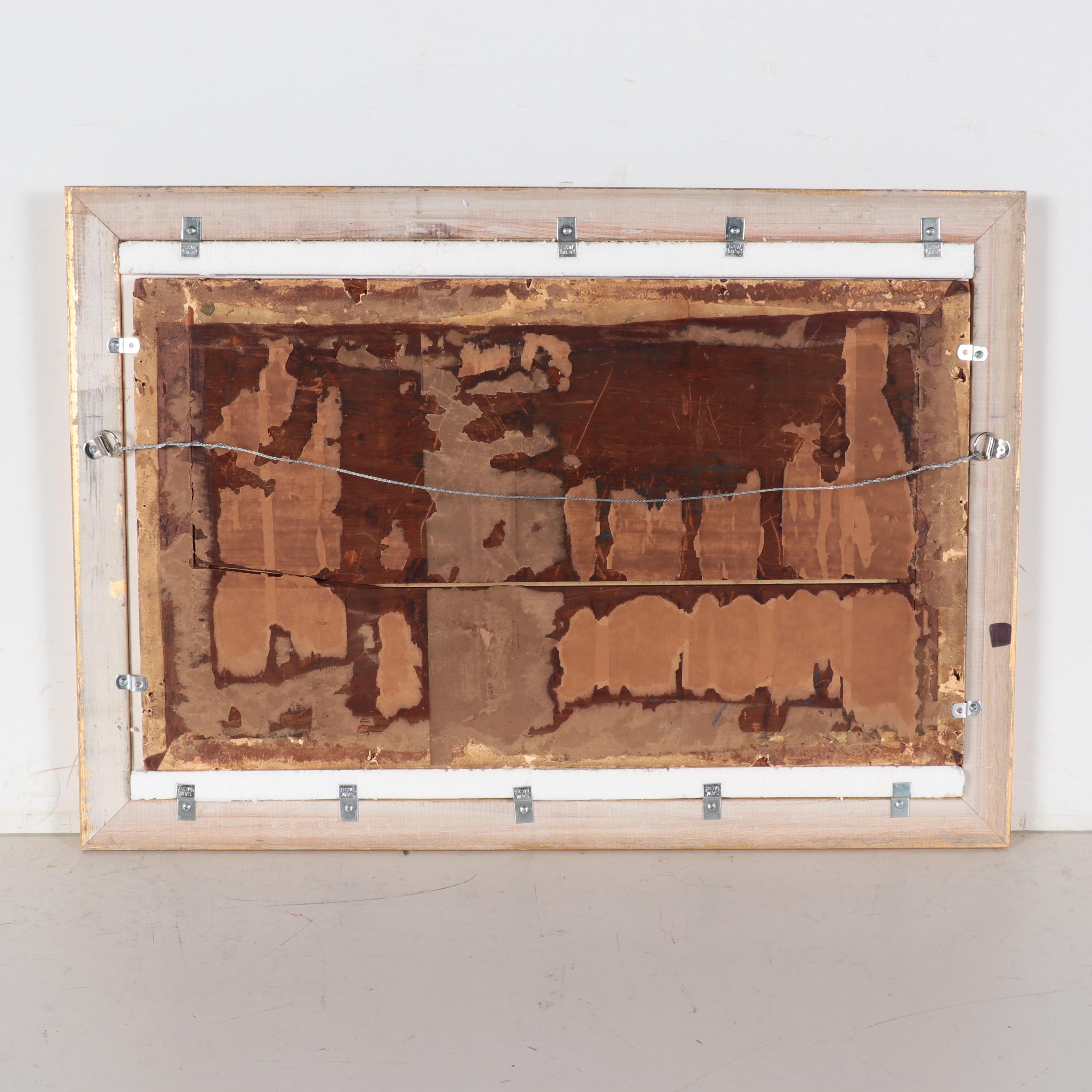 Edmund G. Warren Forest Interior Landscape Watercolor Painting, 1856 | EBTH