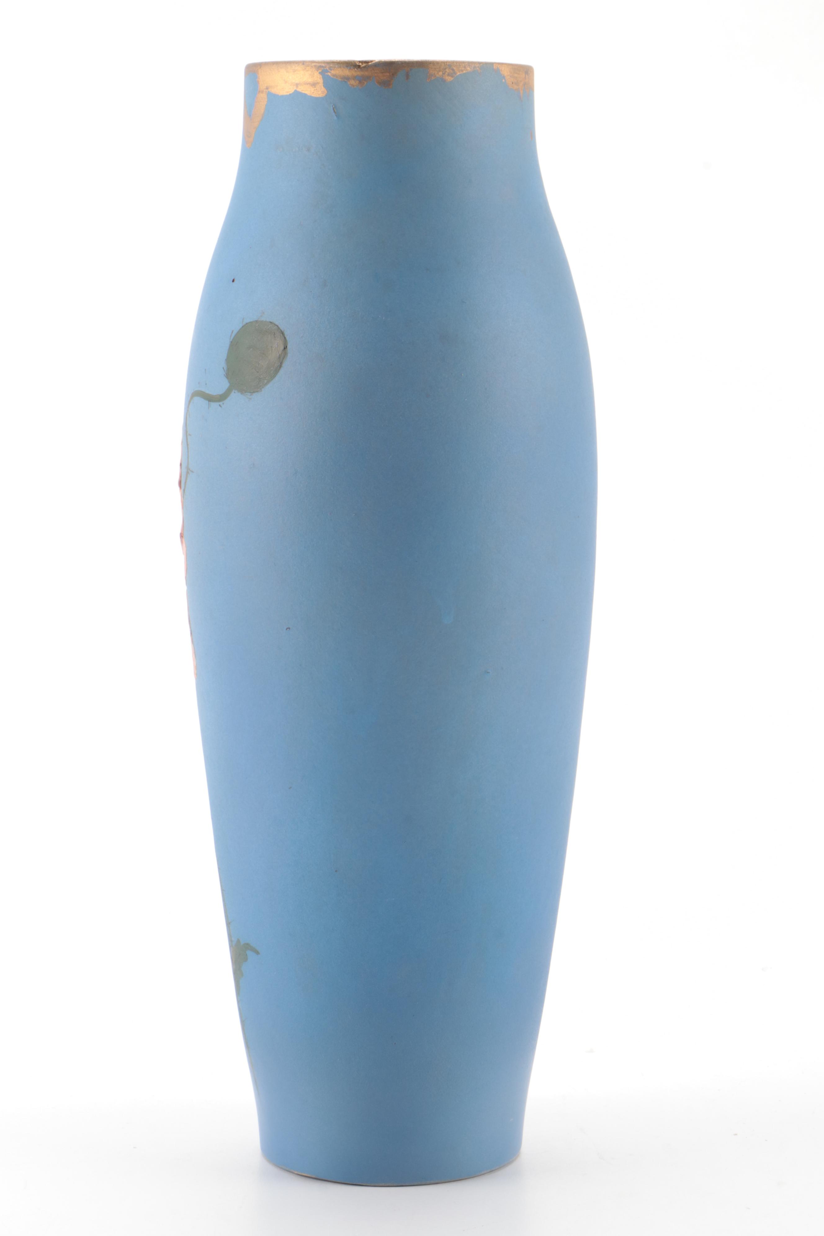 Martin Rettig for Rookwood Pottery Matte Glaze Poppy Vase, 1887 | EBTH