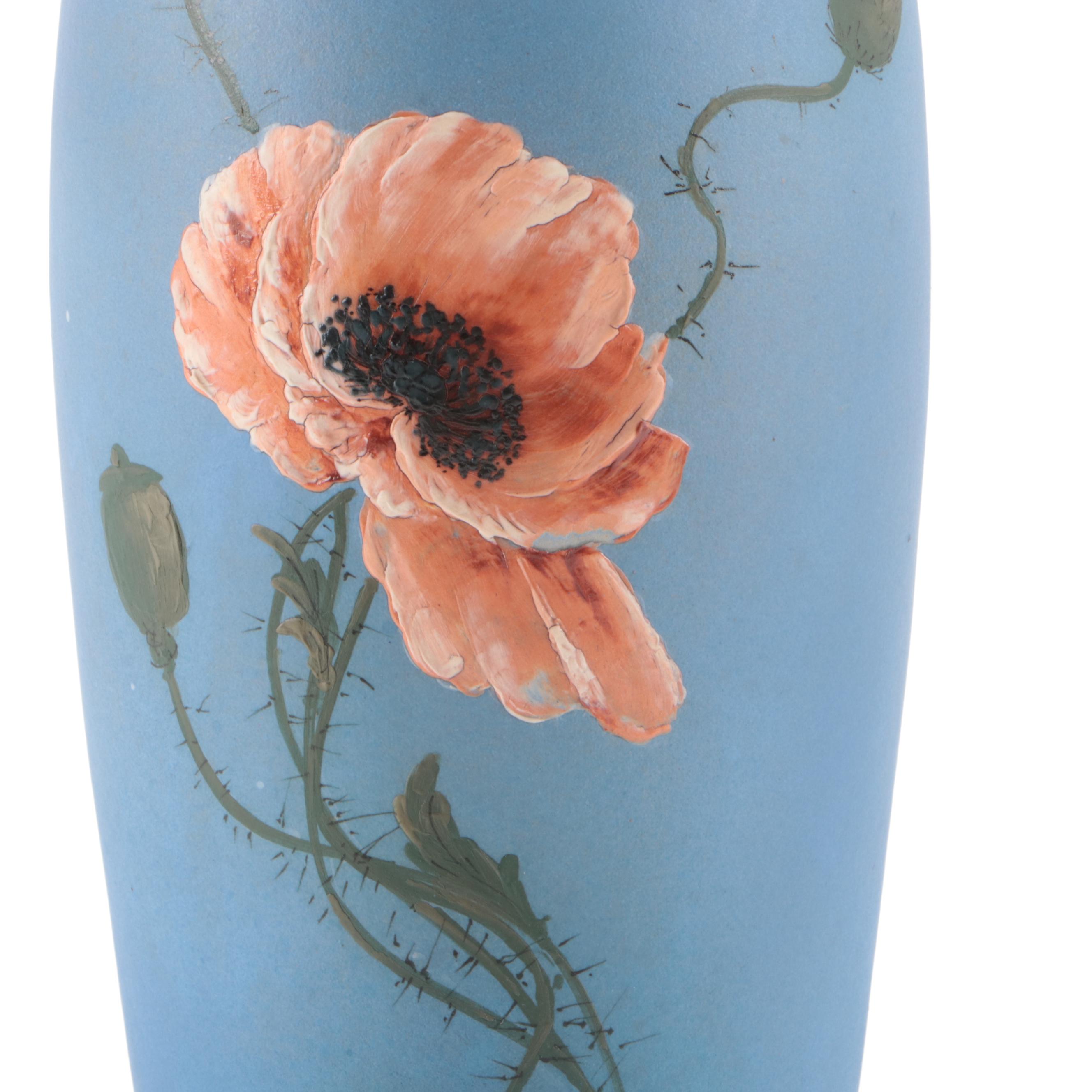 Martin Rettig for Rookwood Pottery Matte Glaze Poppy Vase, 1887 | EBTH
