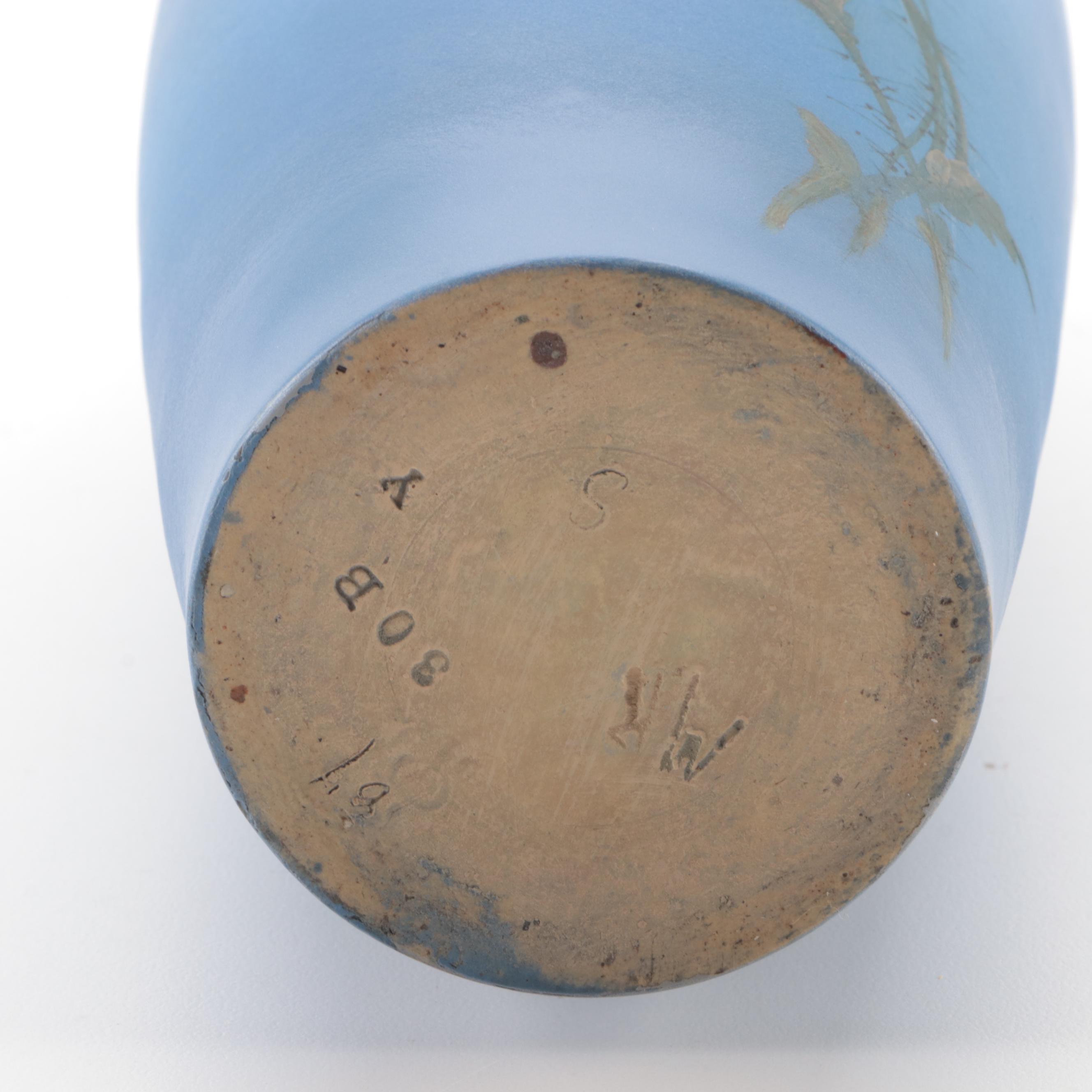 Martin Rettig for Rookwood Pottery Matte Glaze Poppy Vase, 1887 | EBTH