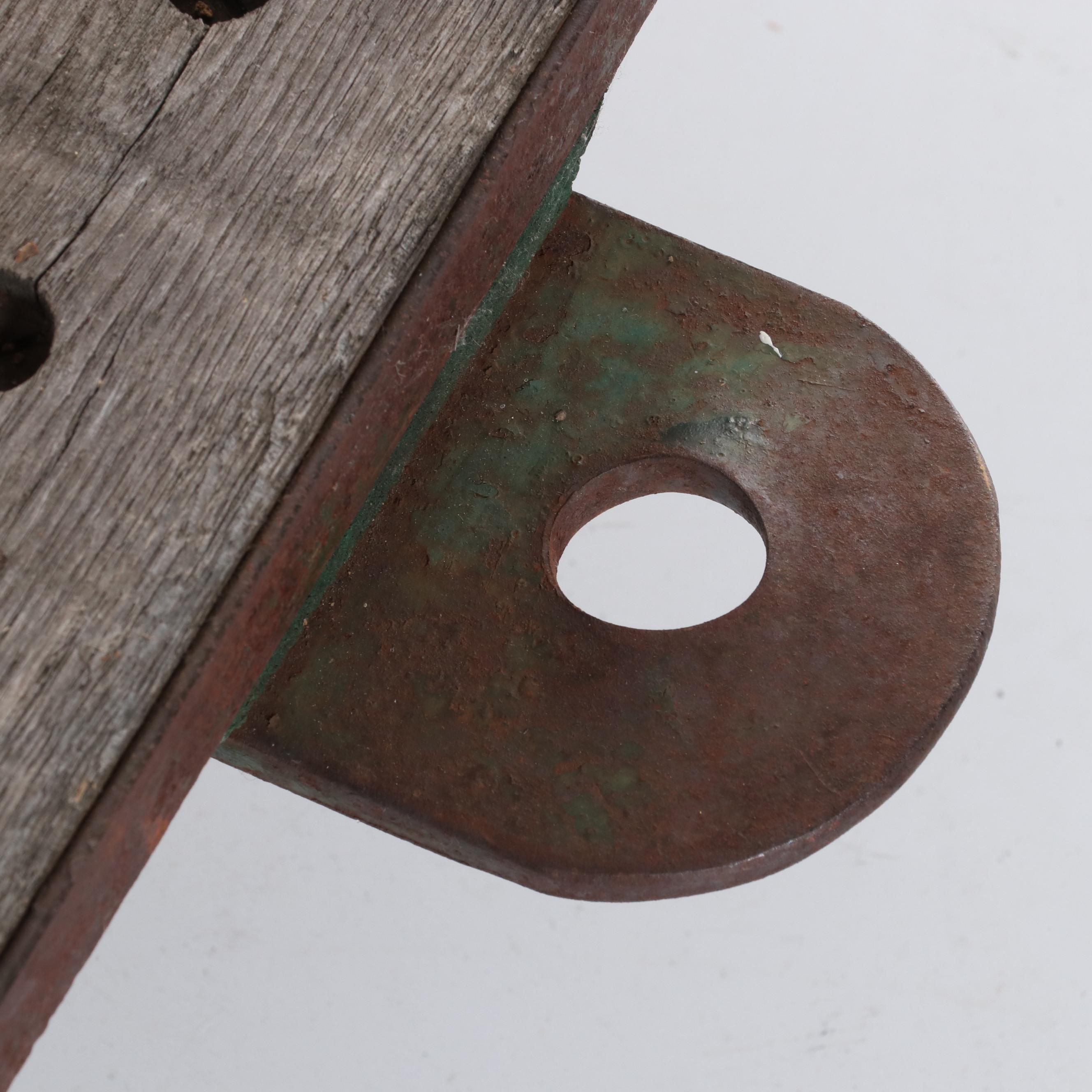 Industrial Oak and Iron Warehouse Cart, Early to Mid 20th Century | EBTH