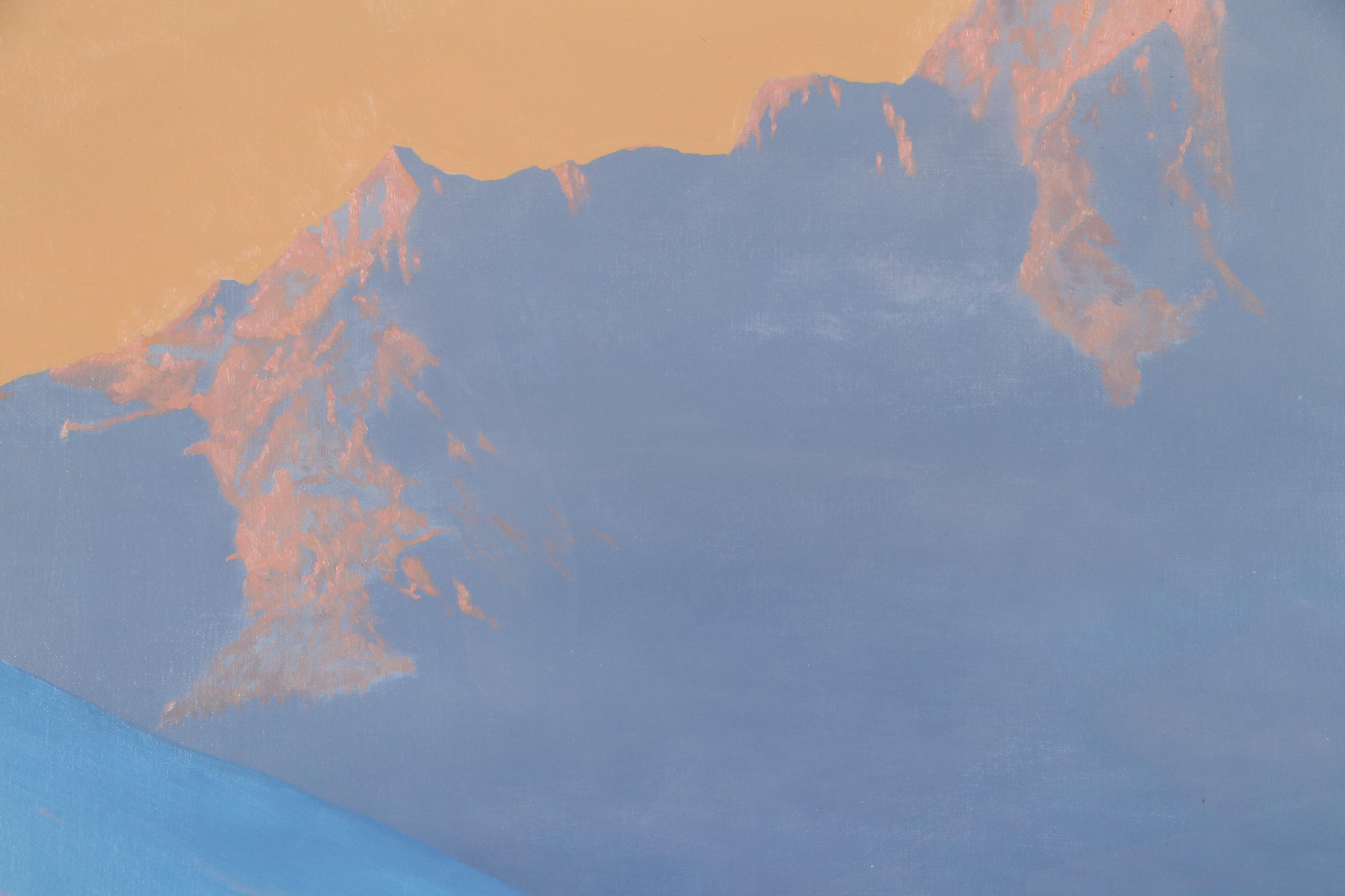 Chebon Barnoski Figural Landscape Oil Painting "Crossing the Divide" | EBTH