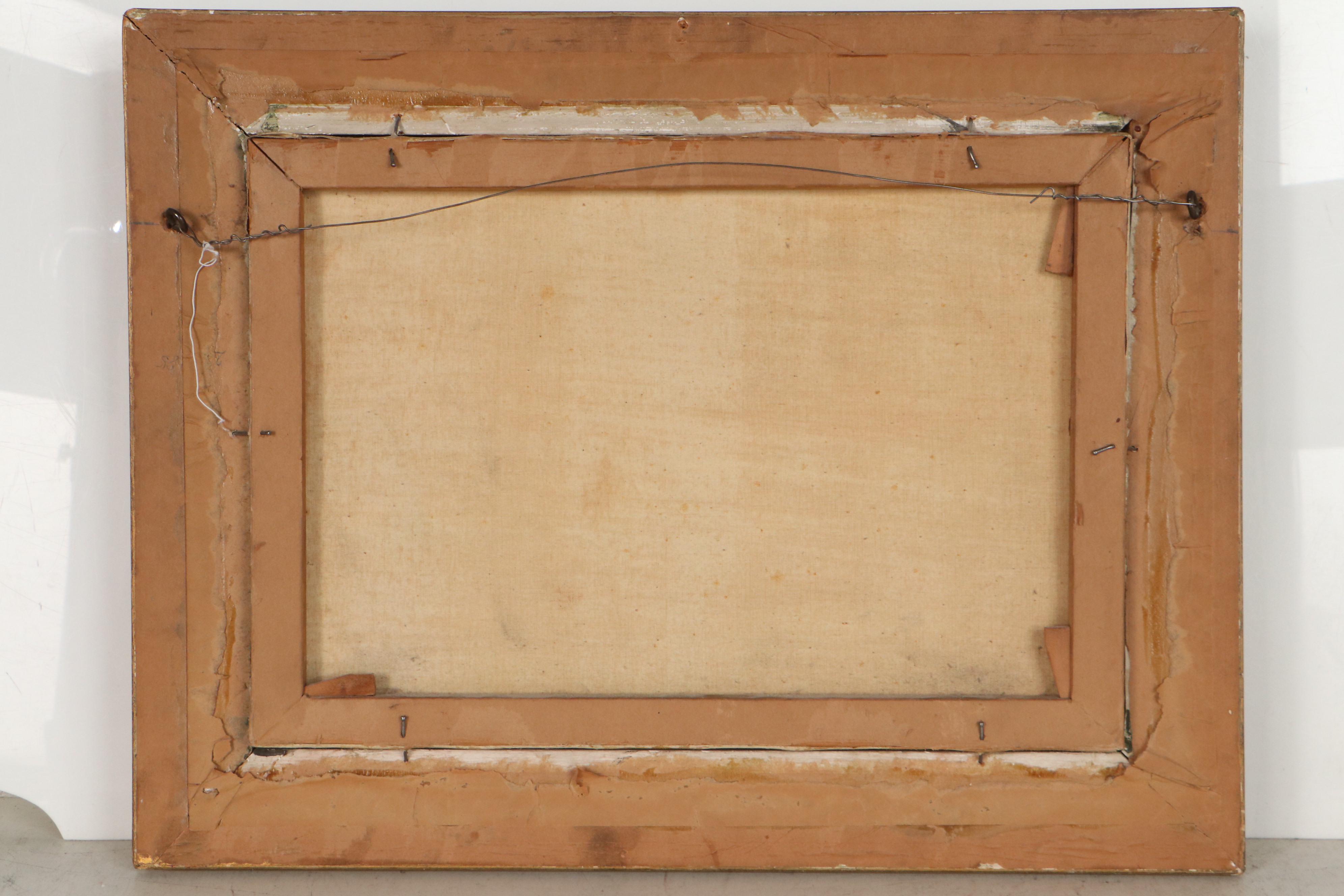 Henry Hulsmann Country Landscape Oil Painting, Early 20th Century | EBTH