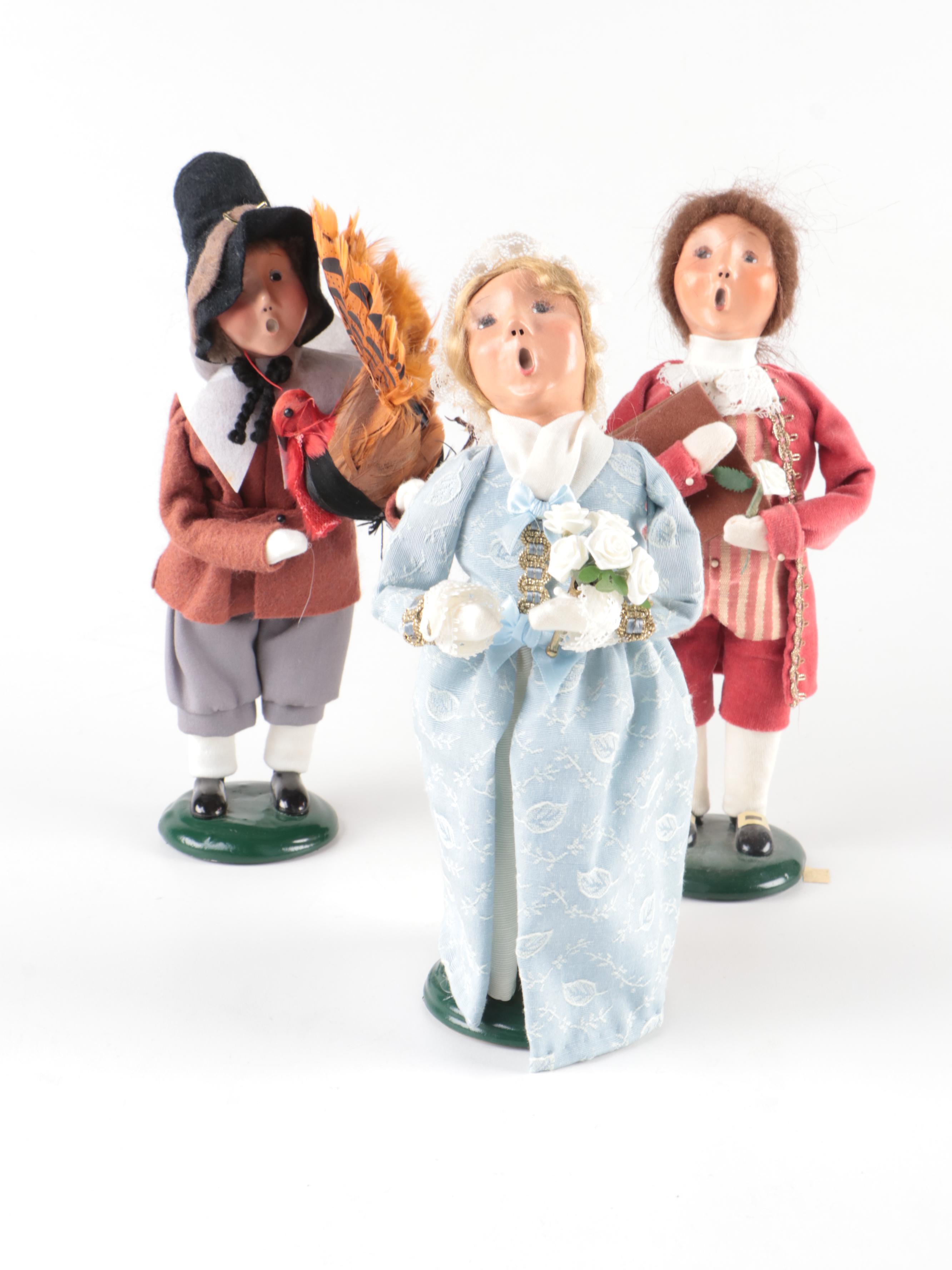 Byers' Choice Ltd. Carolers Williamsburg Thanksgiving Figurines | EBTH
