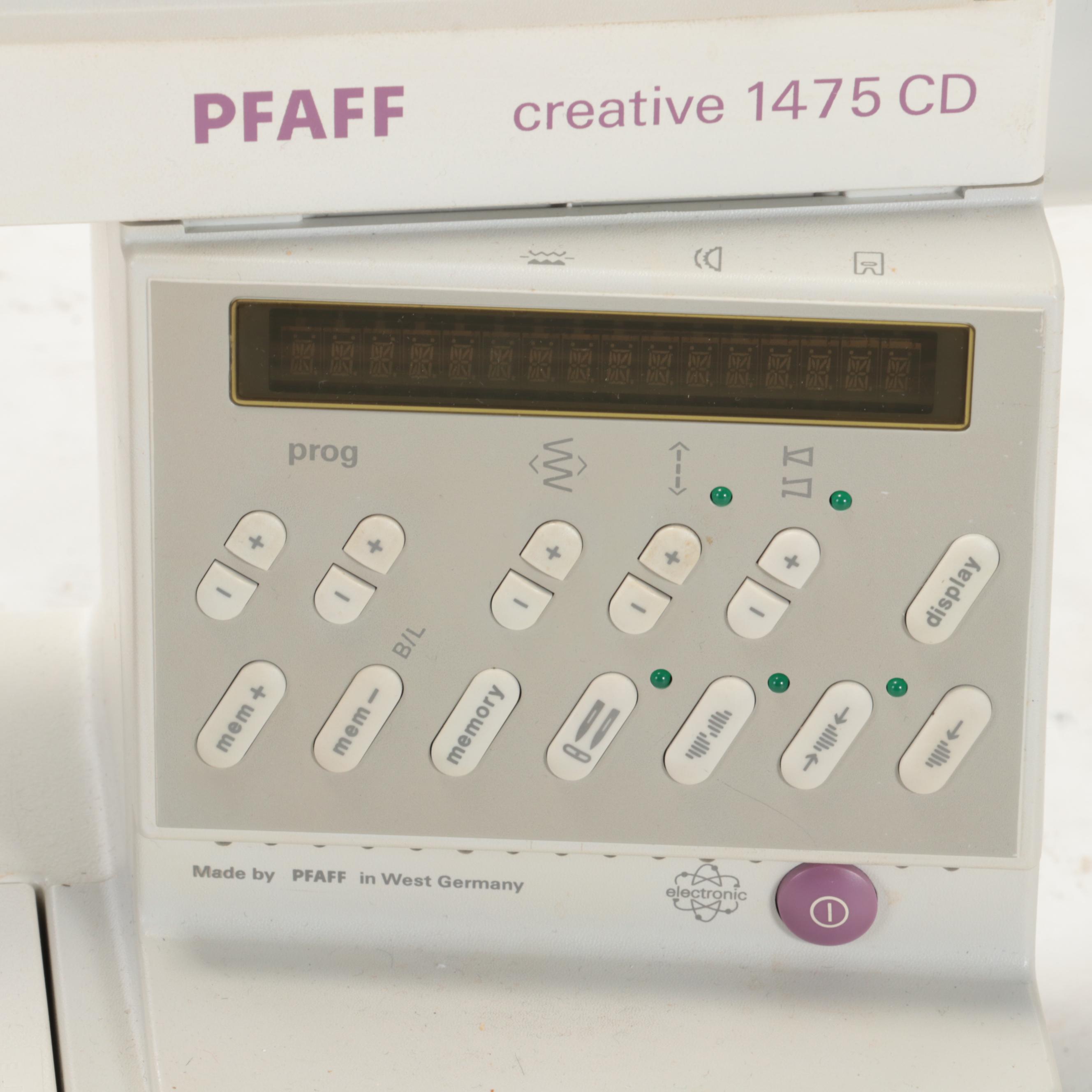 Pfaff Creative Programmable Sewing Machine with Case and Accessories | EBTH