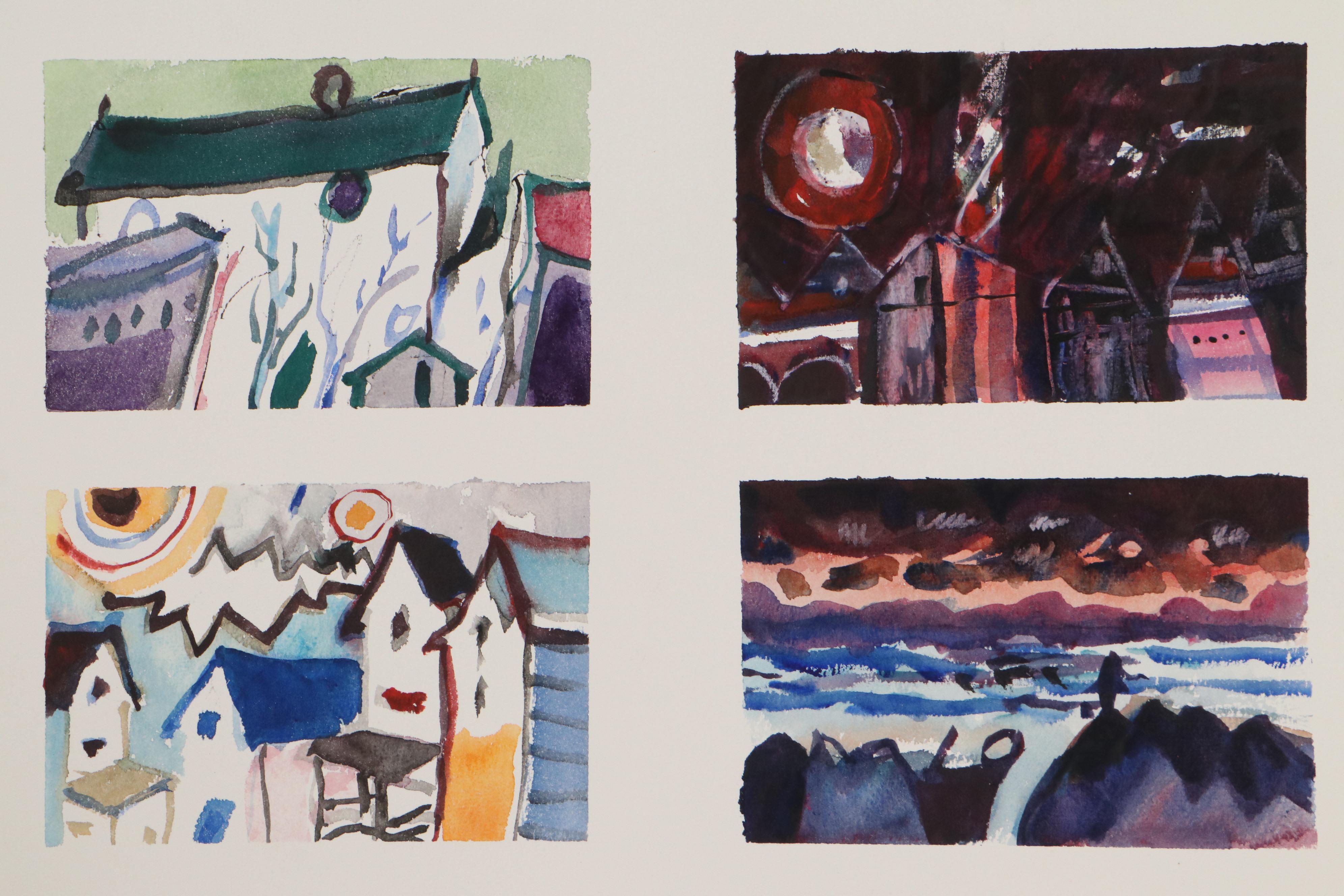 Marion Maas Watercolor Paintings | EBTH