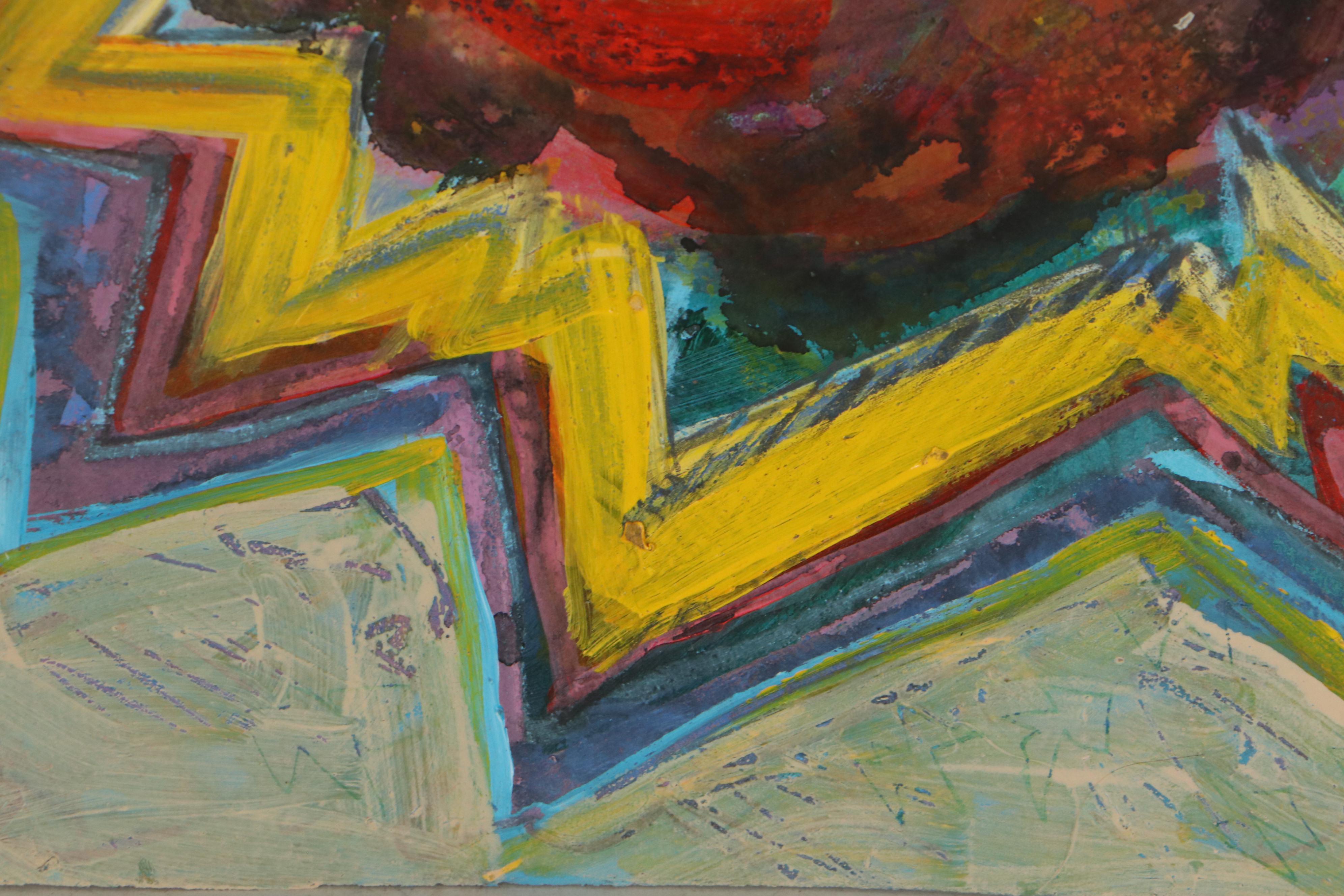 Sarah Roush Mixed Media Painting | EBTH