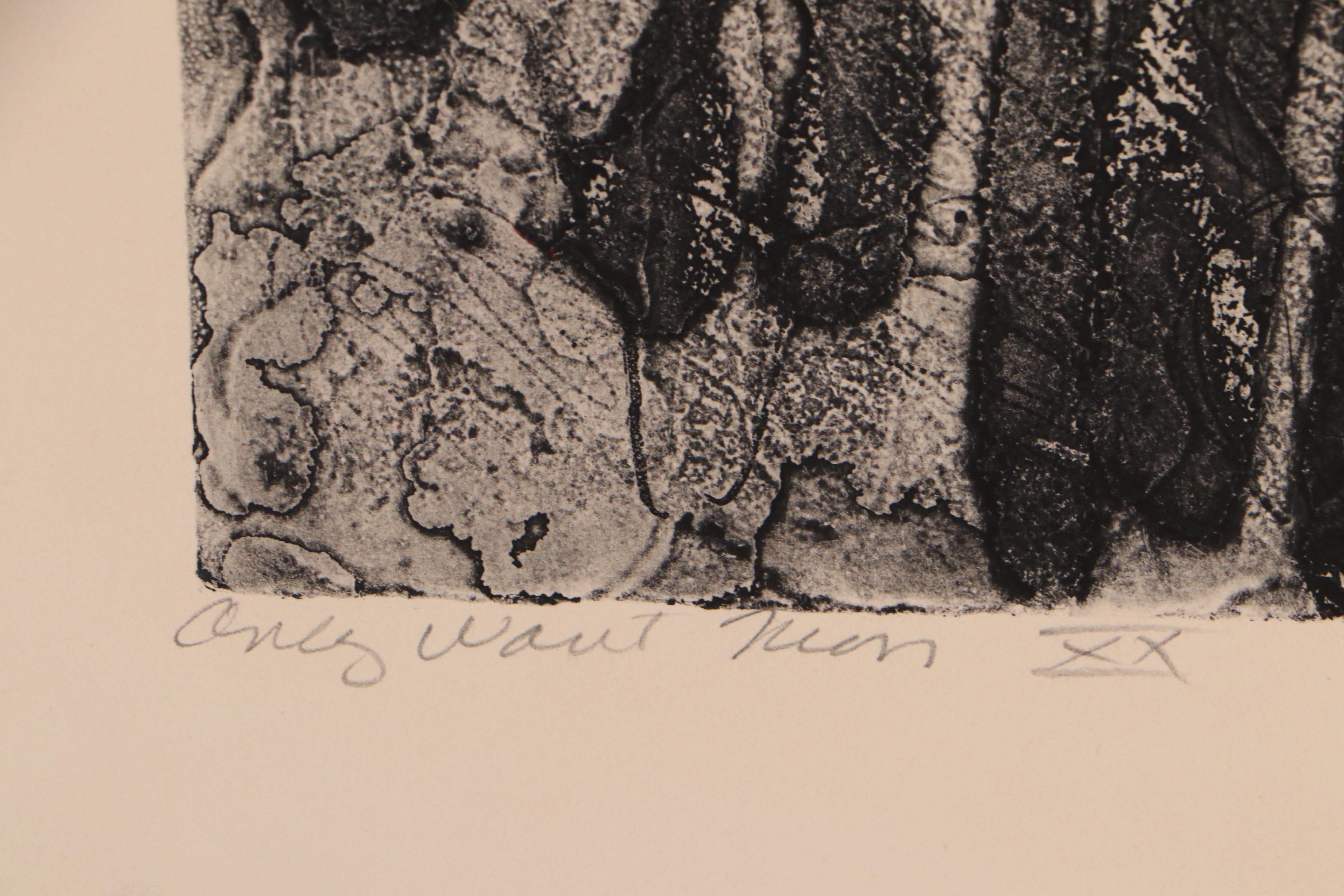 Sarah Roush Abstract Etching "Only Want Neon XX," 1981 | EBTH