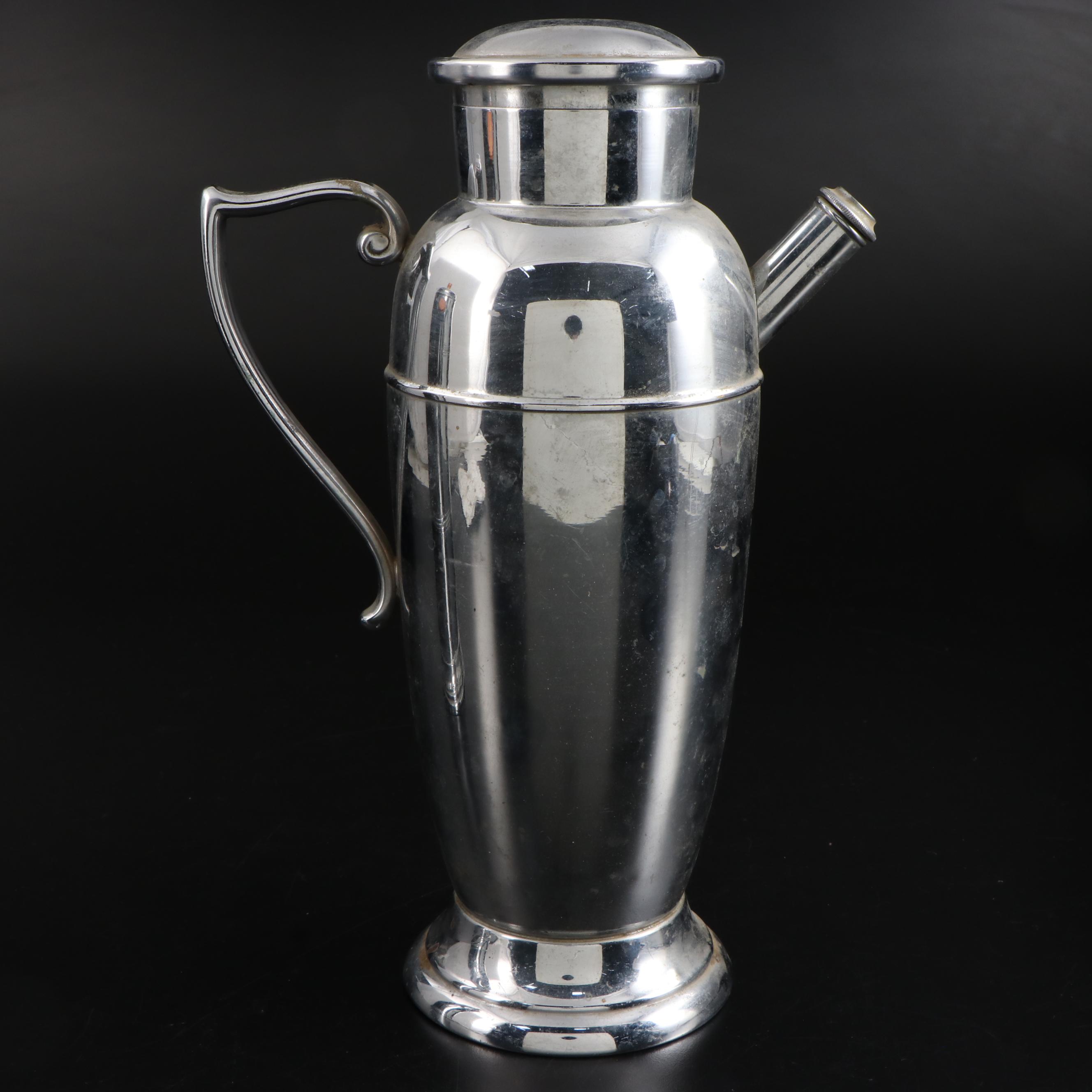 Art Deco Farber Brothers Krome-Kraft and Jennings Silver Co. Cocktail ...