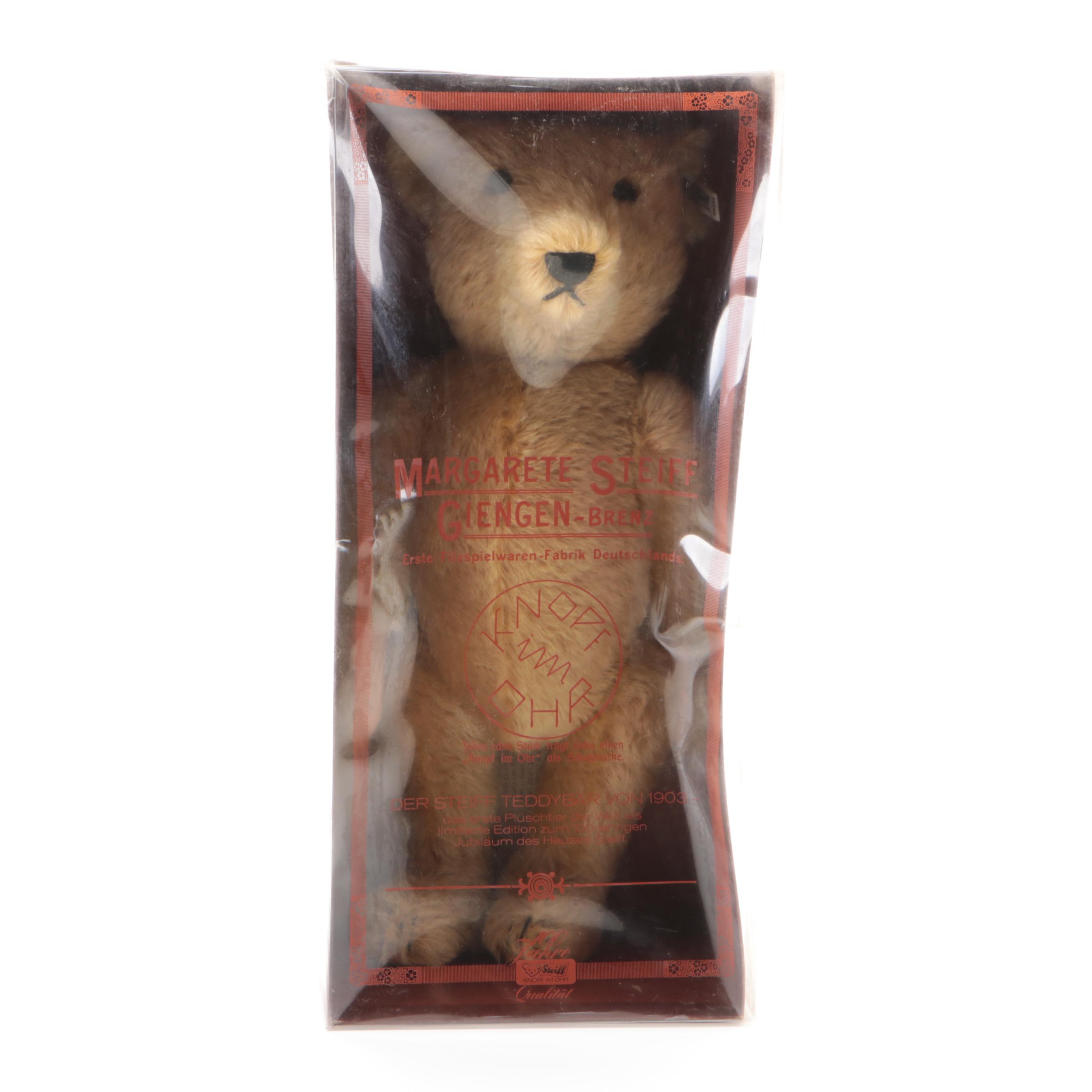 Steiff 100 Year Anniversary "Original Teddy Bear from 1903" in Box | EBTH