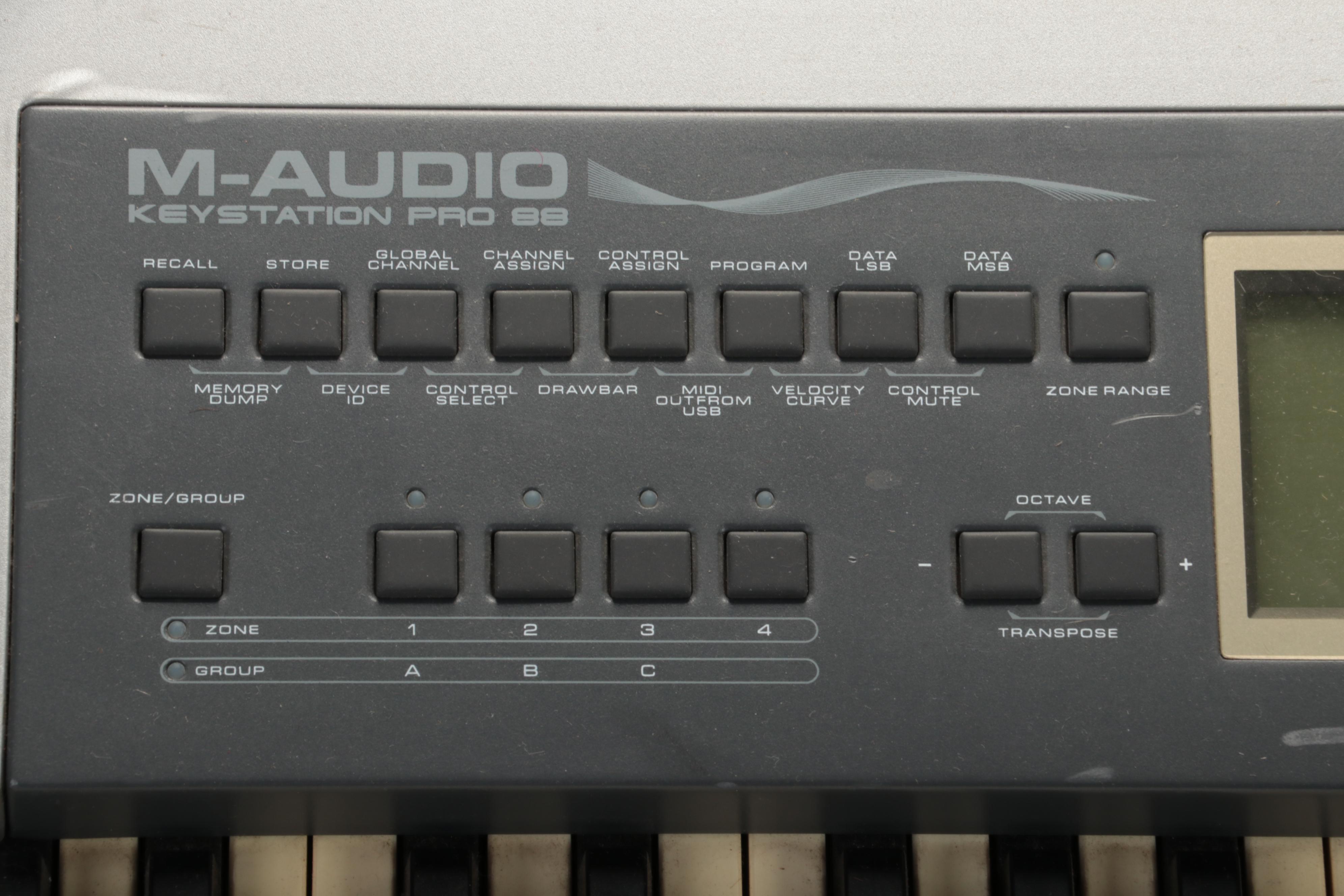 M-Audio Keystation Pro 88 Midi Keyboard Controller | EBTH