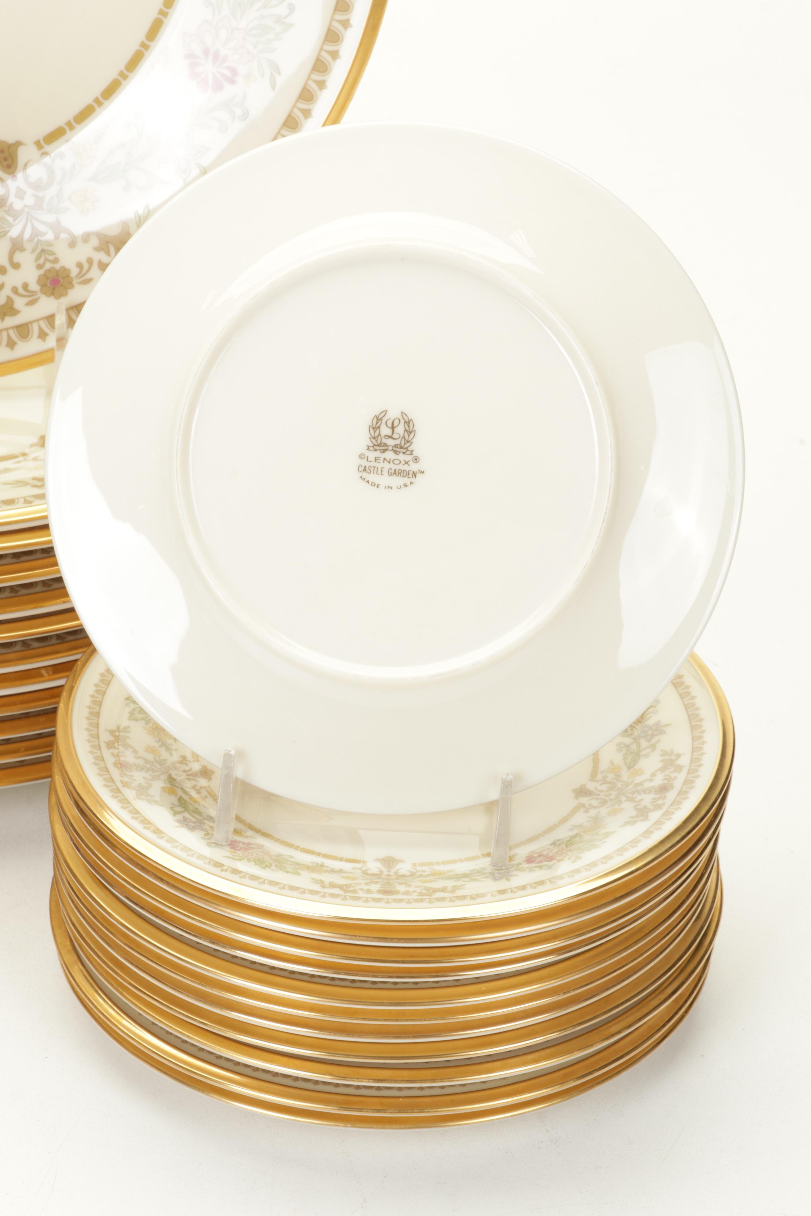 Lenox "Castle Garden" Bone China Dinnerware, Late 20th Century | EBTH