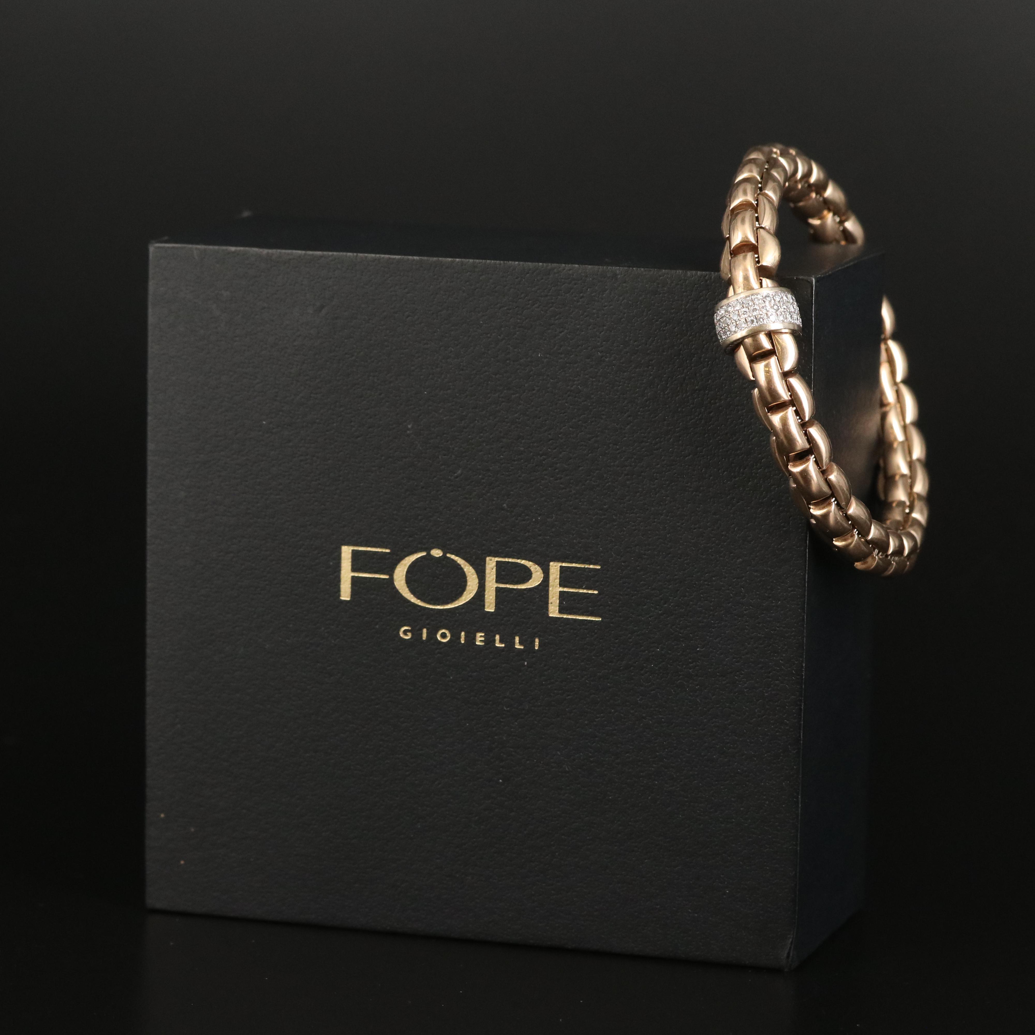 Fope "Flex It EKA" 18K 0.63 CTW Diamond Bracelet | EBTH