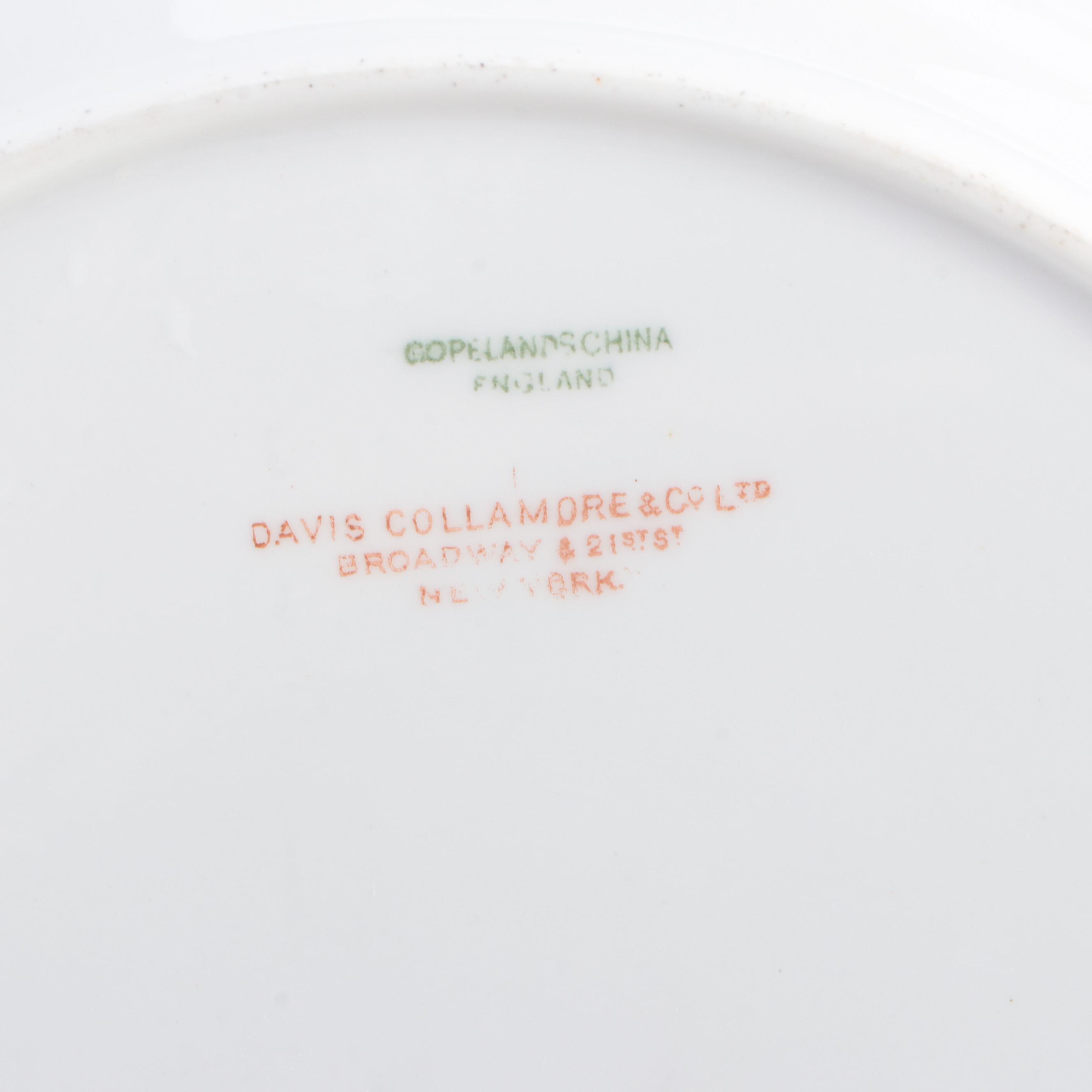 Copeland Spode for Davis Collamore & Co. Gilt Porcelain Plates | EBTH