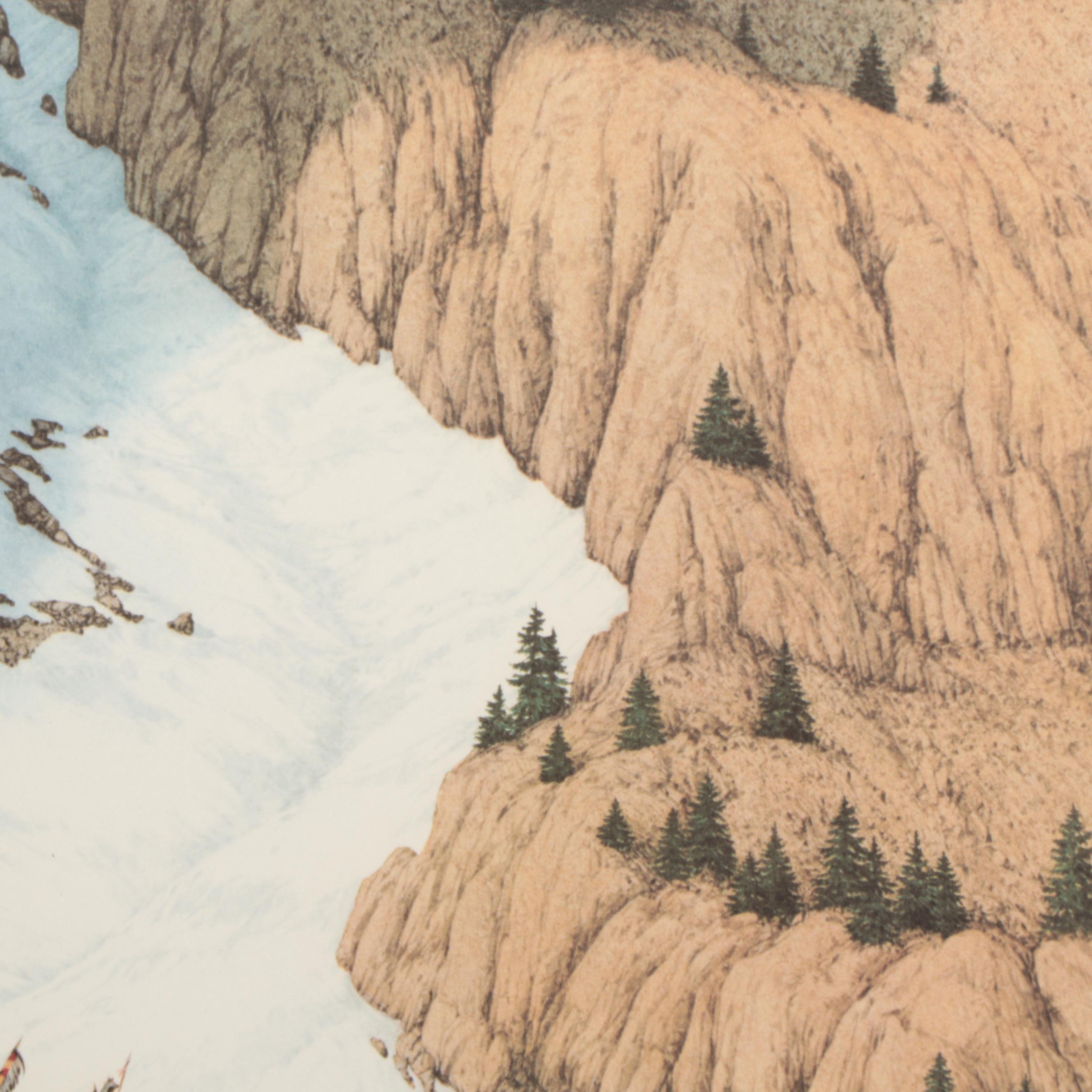 Bev Doolittle Offset Lithograph "Season of the Eagle," Late 20th ...