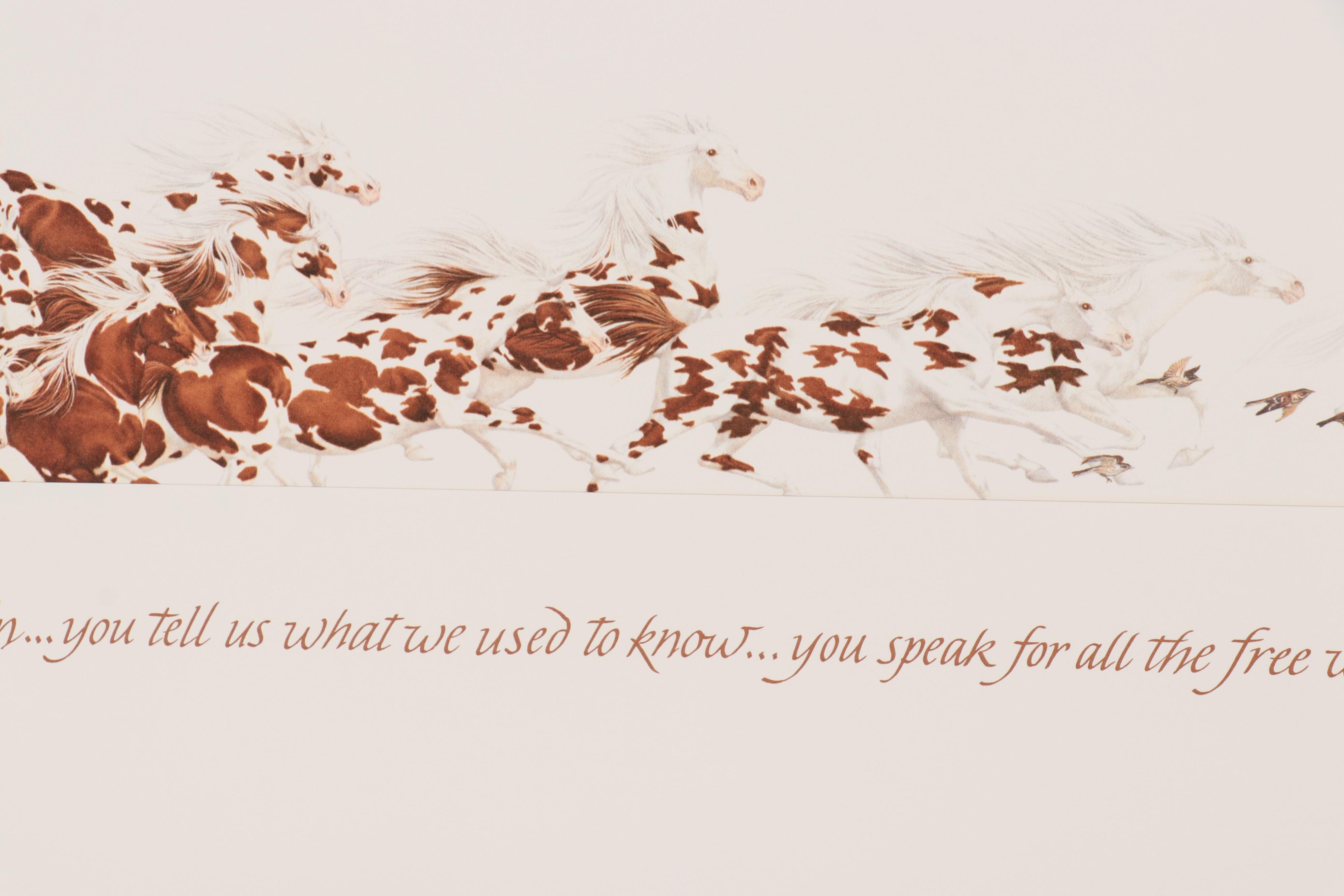 Bev Doolittle Offset Lithograph "When the Wind Has Wings," 1994 | EBTH