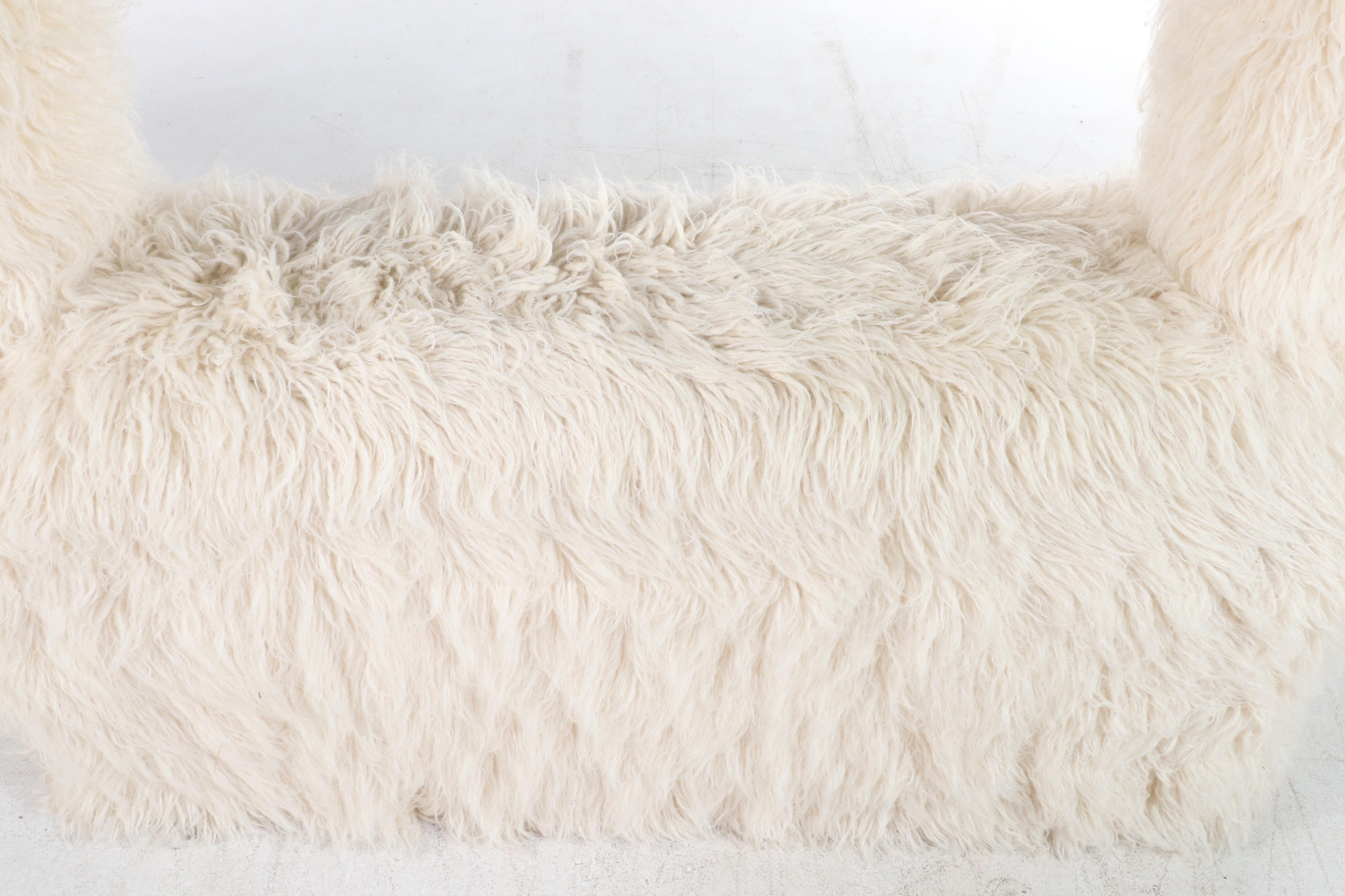 Edna Cataldo Double Llama-Form Bench with Ceramic Faces | EBTH