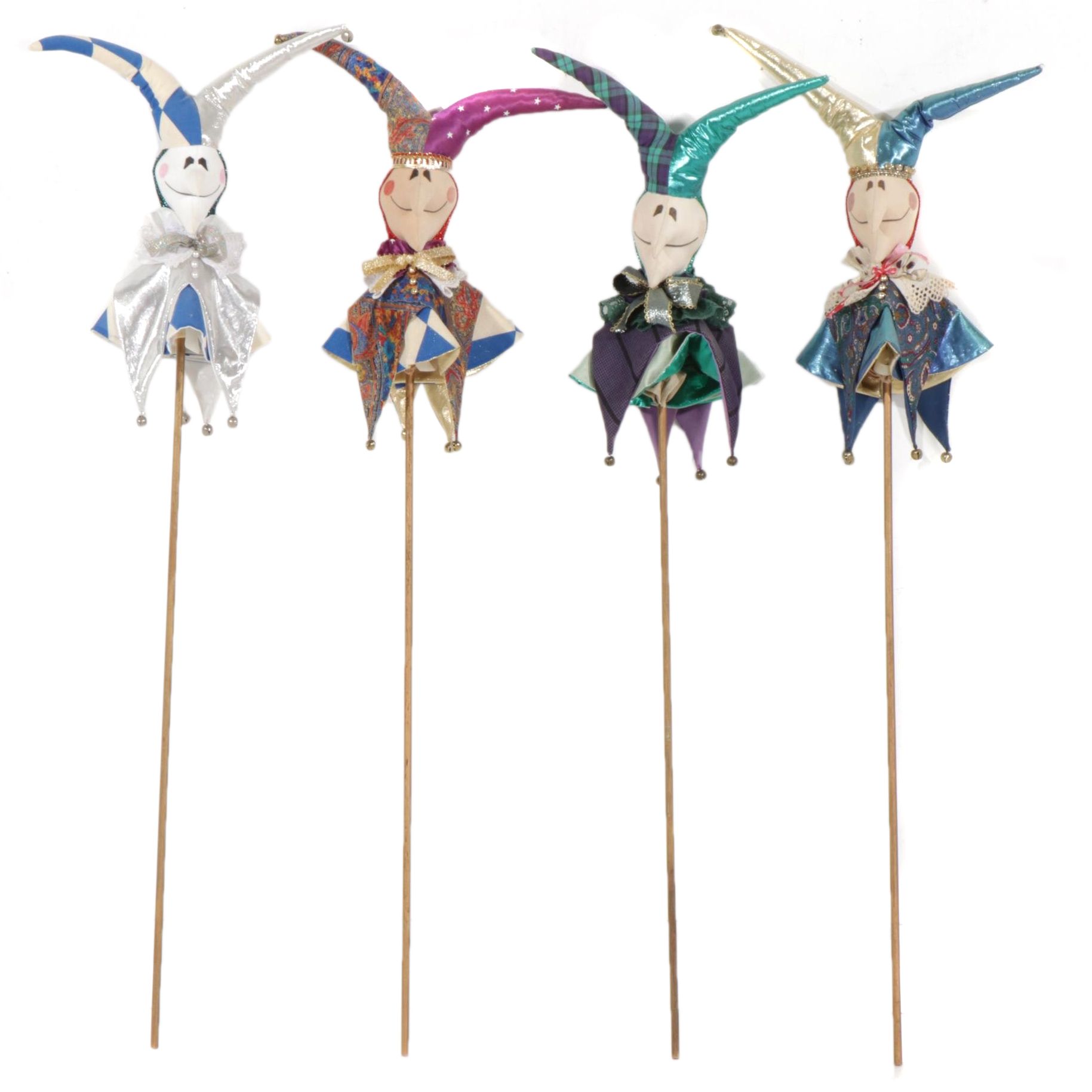 Handmade Court Jester Stick Puppets | EBTH