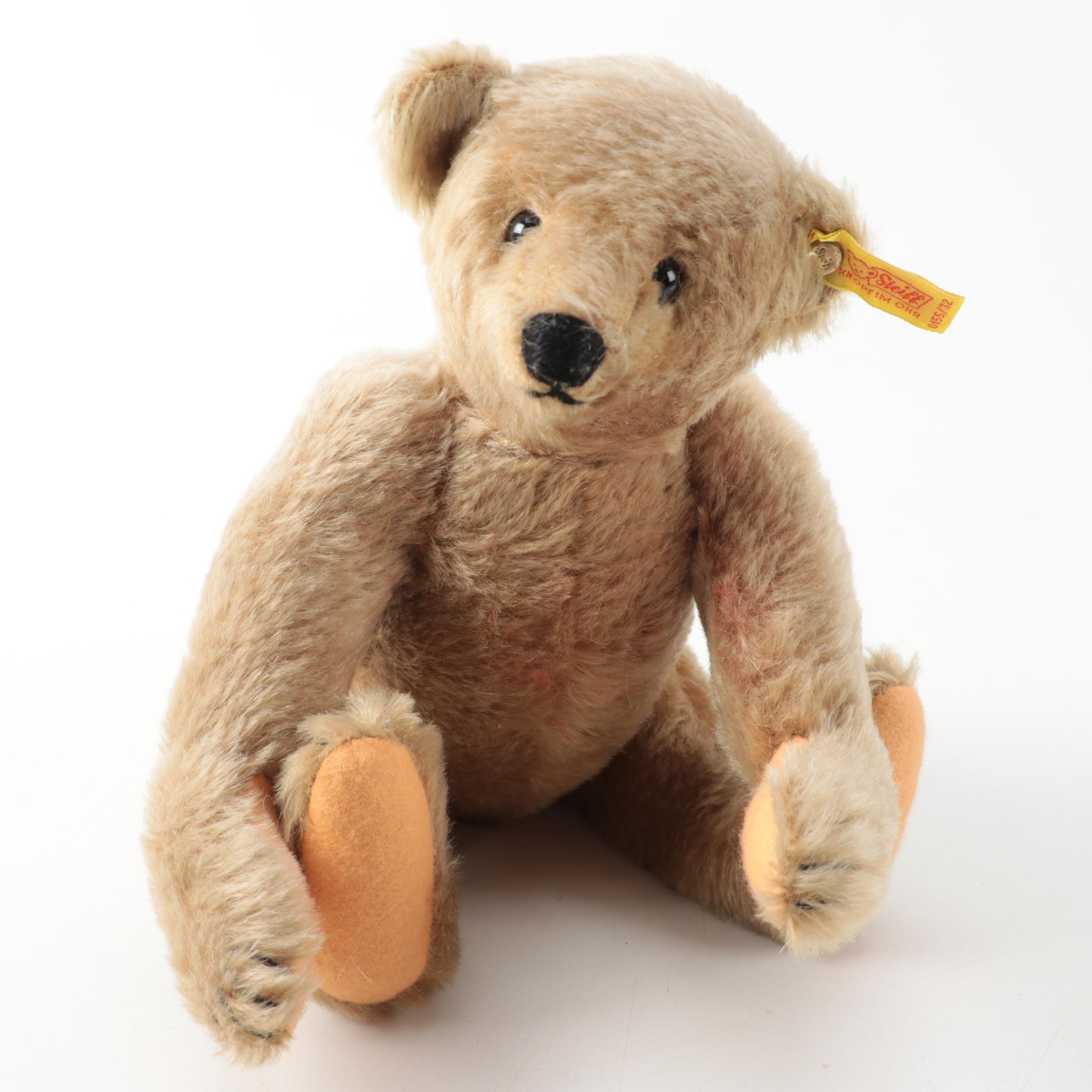 Steiff "Original Teddybär" and "Strong Bear" Jointed Mohair Bears | EBTH