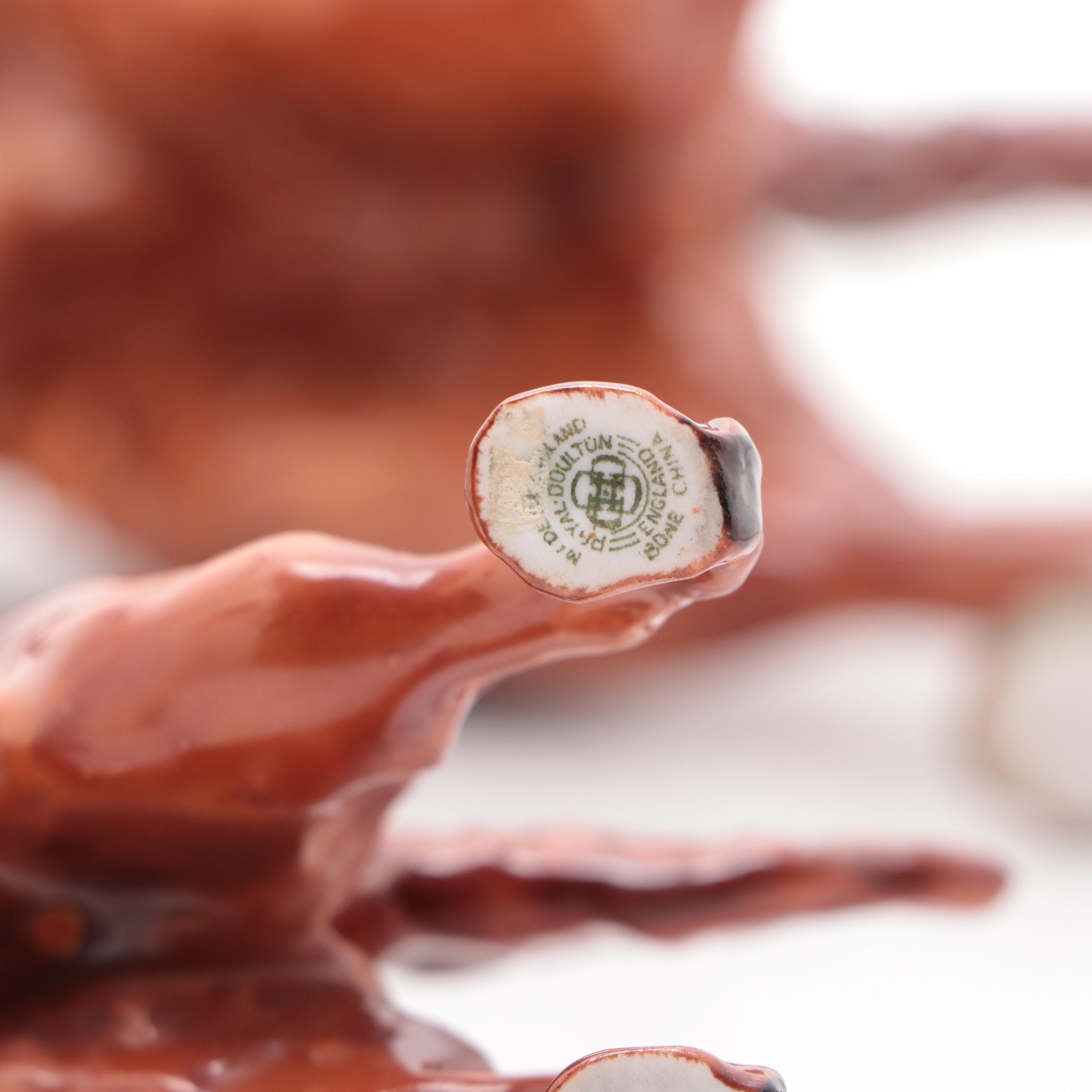 Royal Doulton Bone China Irish Setter Figures | EBTH