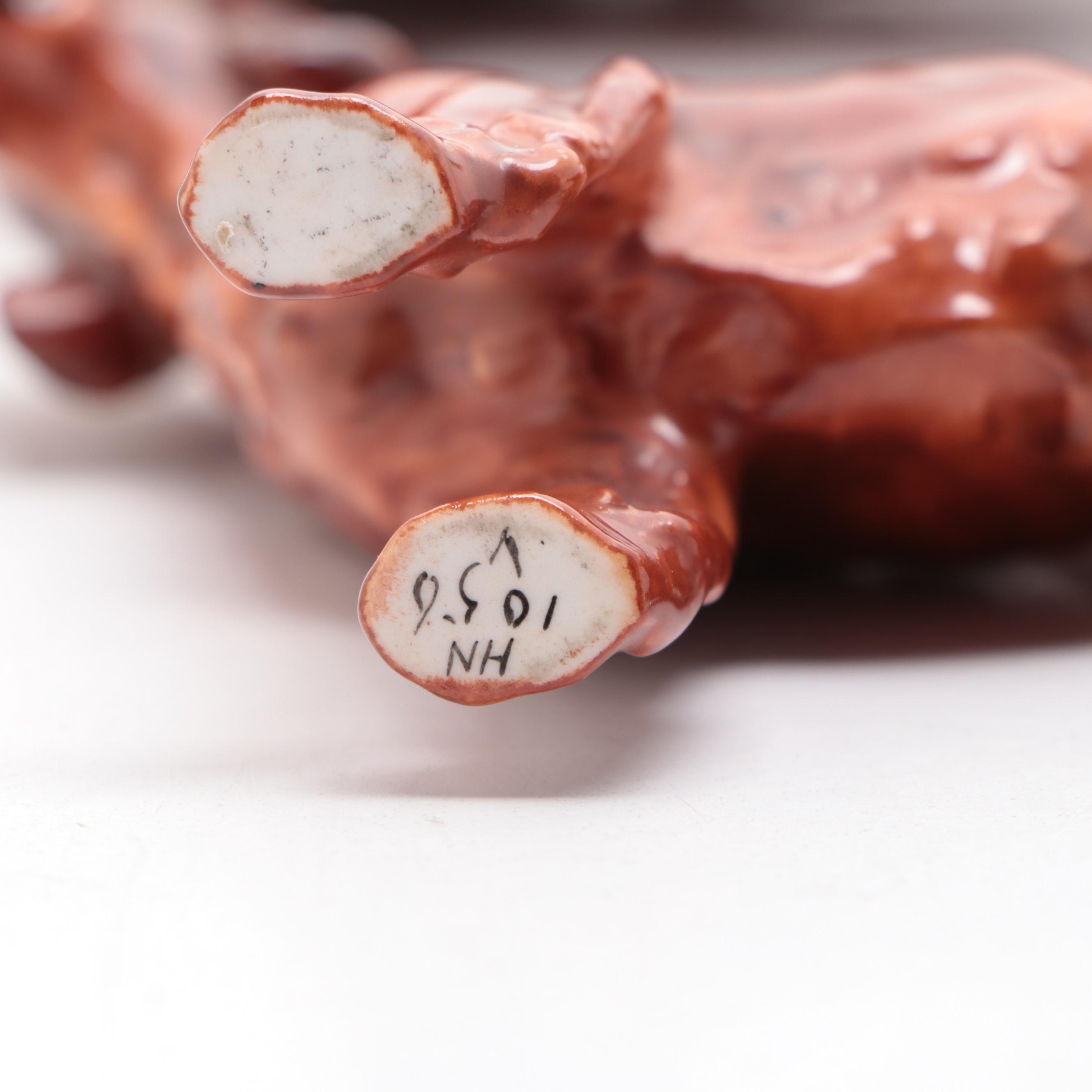 Royal Doulton Bone China Irish Setter Figures | EBTH