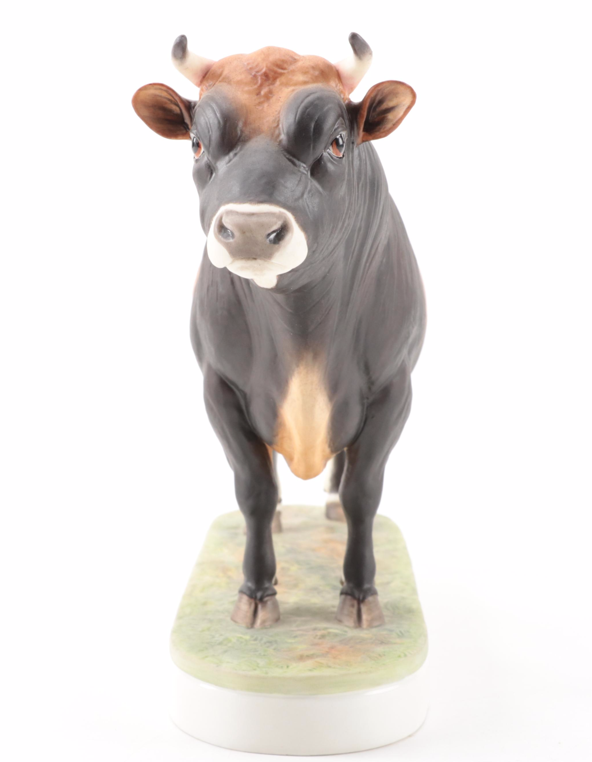 Royal Doulton "Jersey Bull" Bone China Figure Designed by Doris Lindner ...