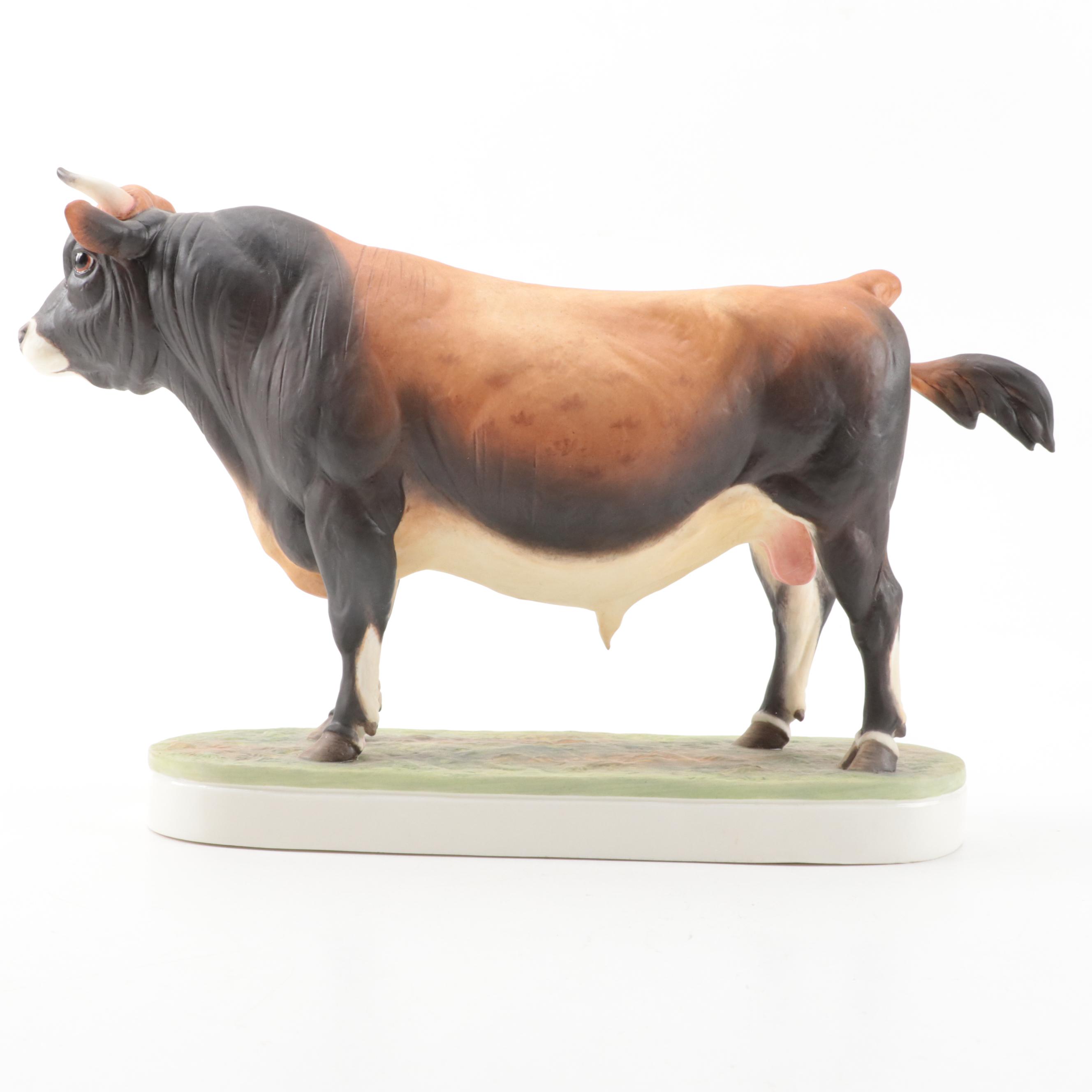 Royal Doulton "Jersey Bull" Bone China Figure Designed by Doris Lindner ...