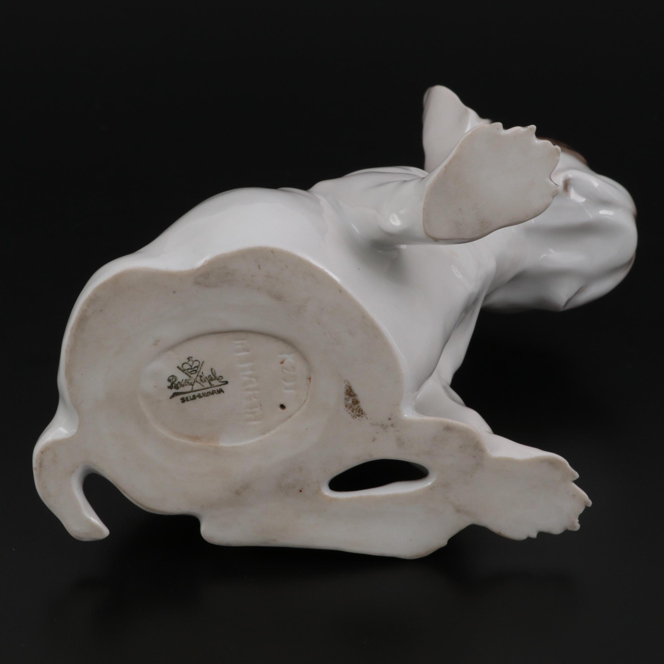 Thekla Harth-Altmann for Rosenthal French Bulldog Puppy Porcelain ...