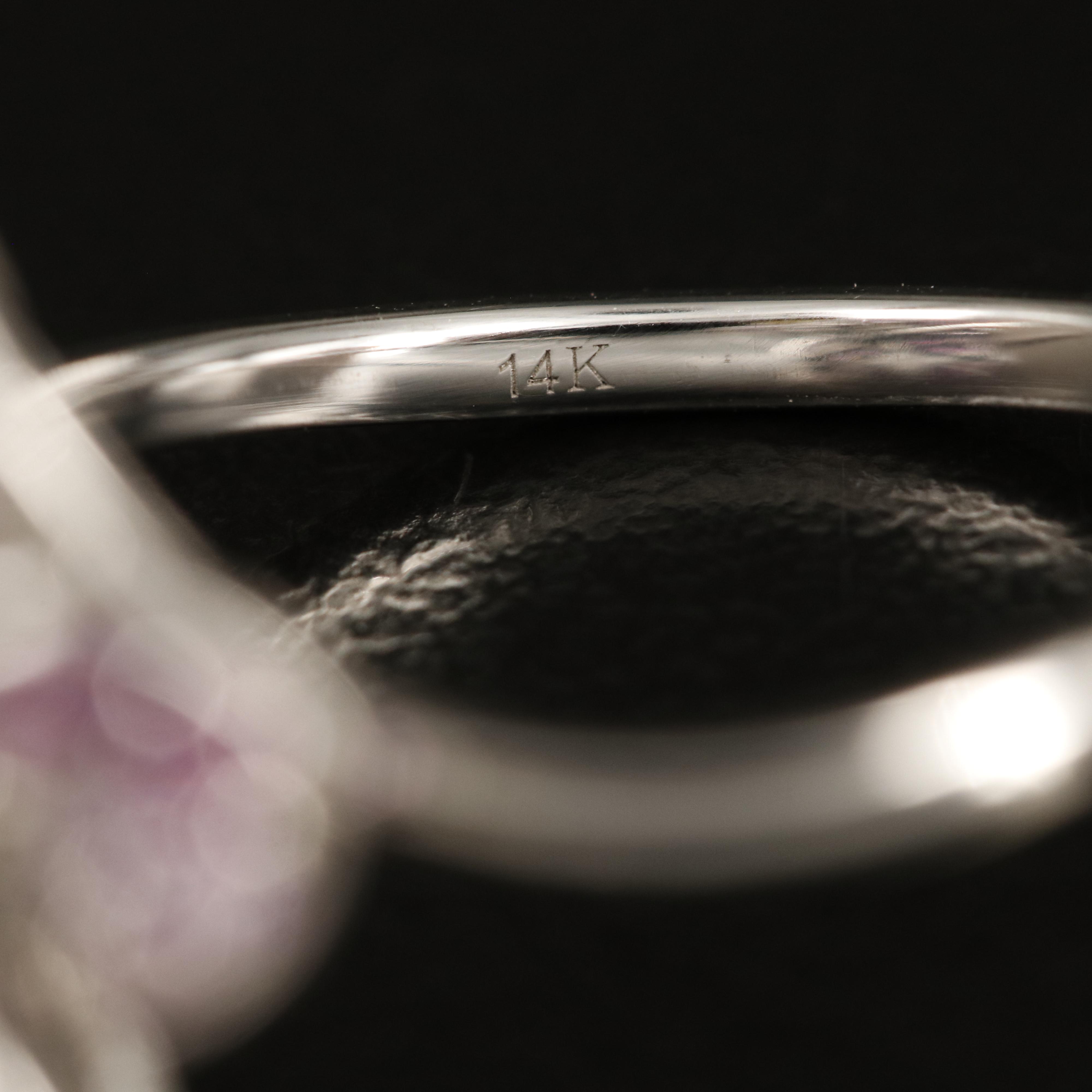 EFFY 14K Pavé Diamond, Sapphire and Ruby Flower Ring | EBTH