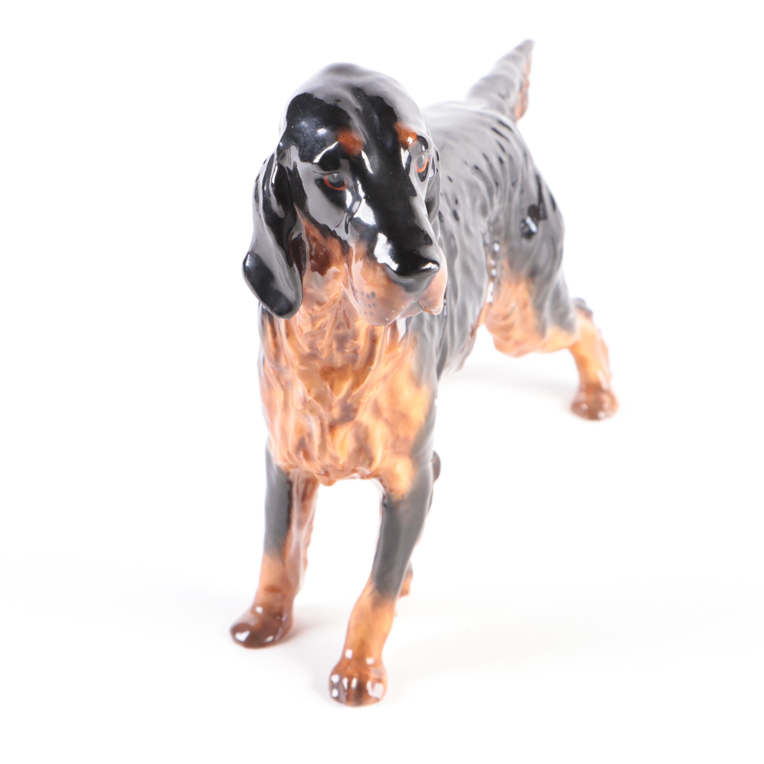 Royal Doulton "Gordon Setter" Bone China Figures Designed by Frederick ...
