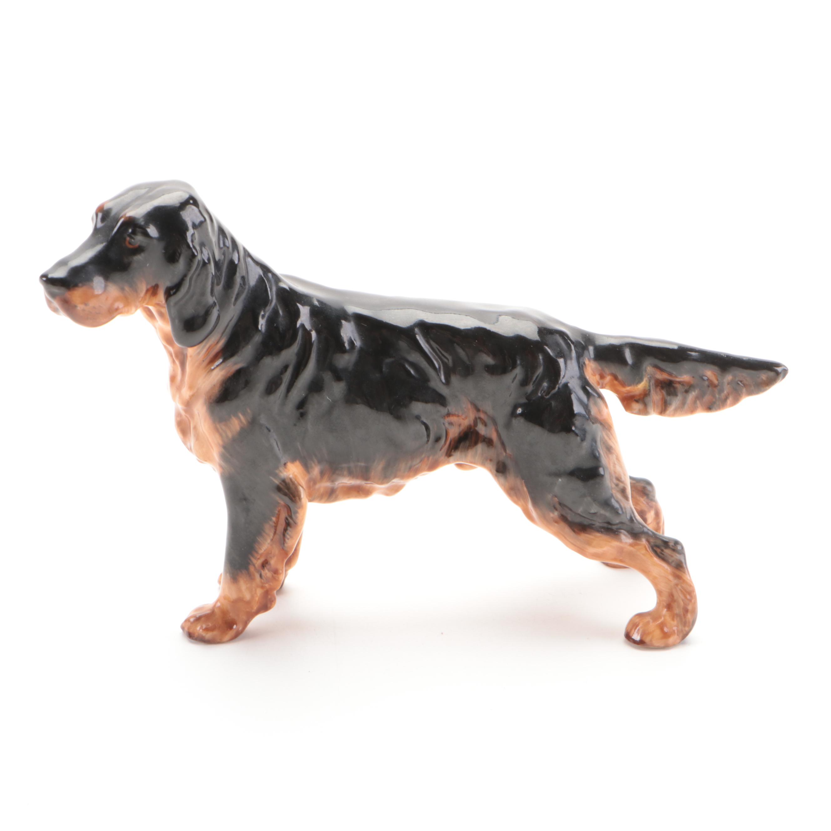 Royal Doulton "Gordon Setter" Bone China Figures Designed by Frederick ...