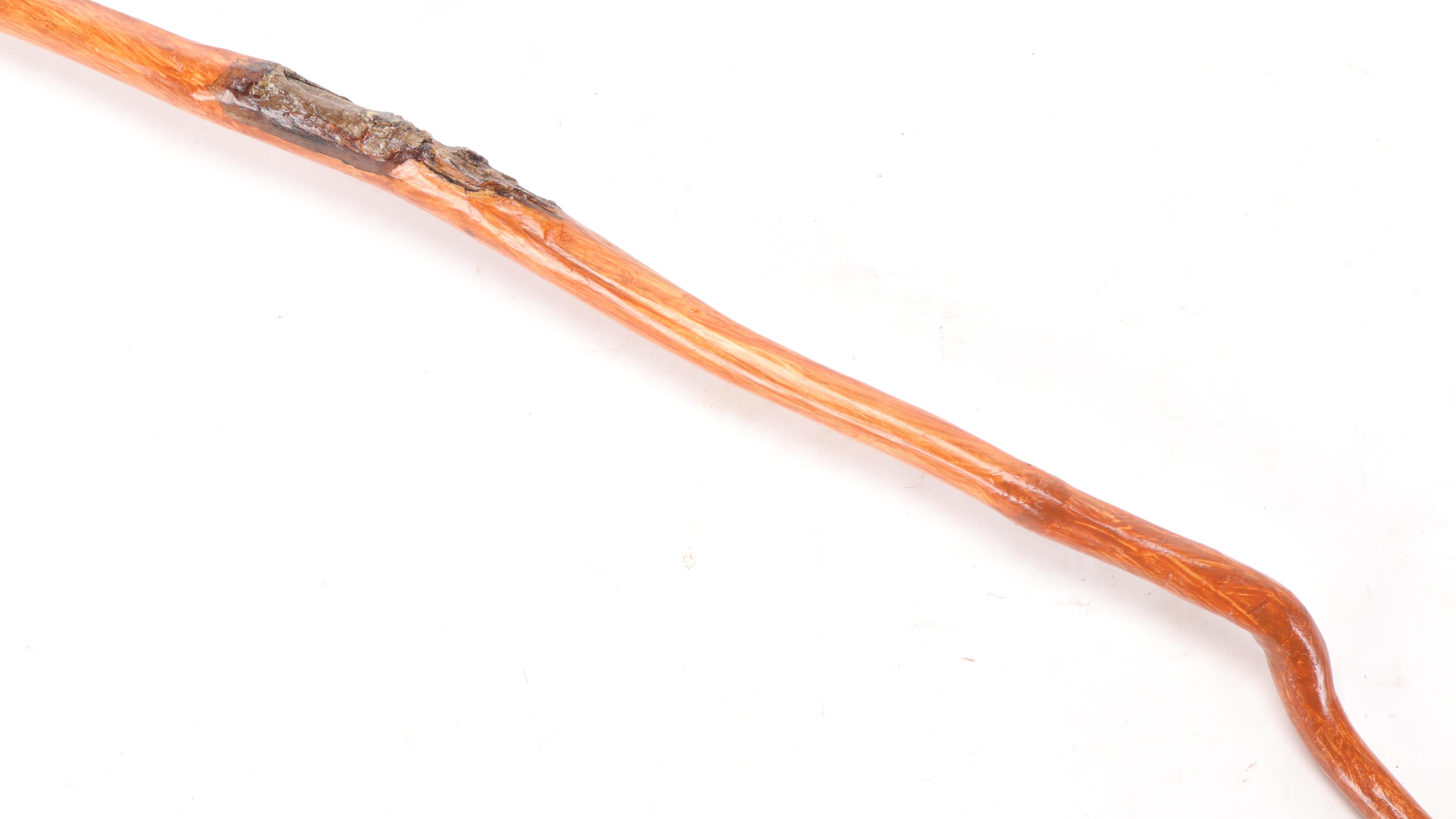 Johnny Appleseed Museum Walking Stick, Natural Wood Walking Sticks and ...