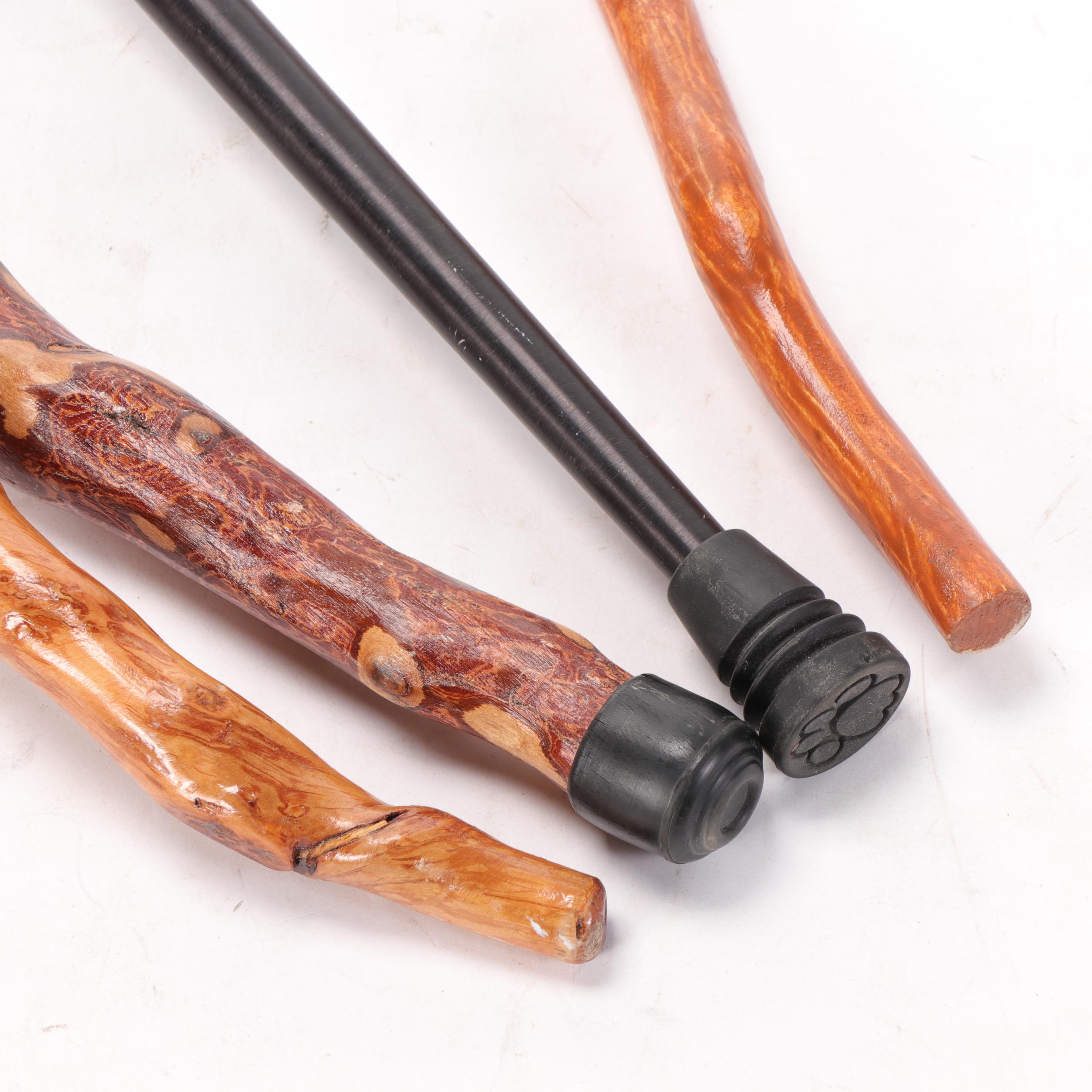 Johnny Appleseed Museum Walking Stick, Natural Wood Walking Sticks and ...