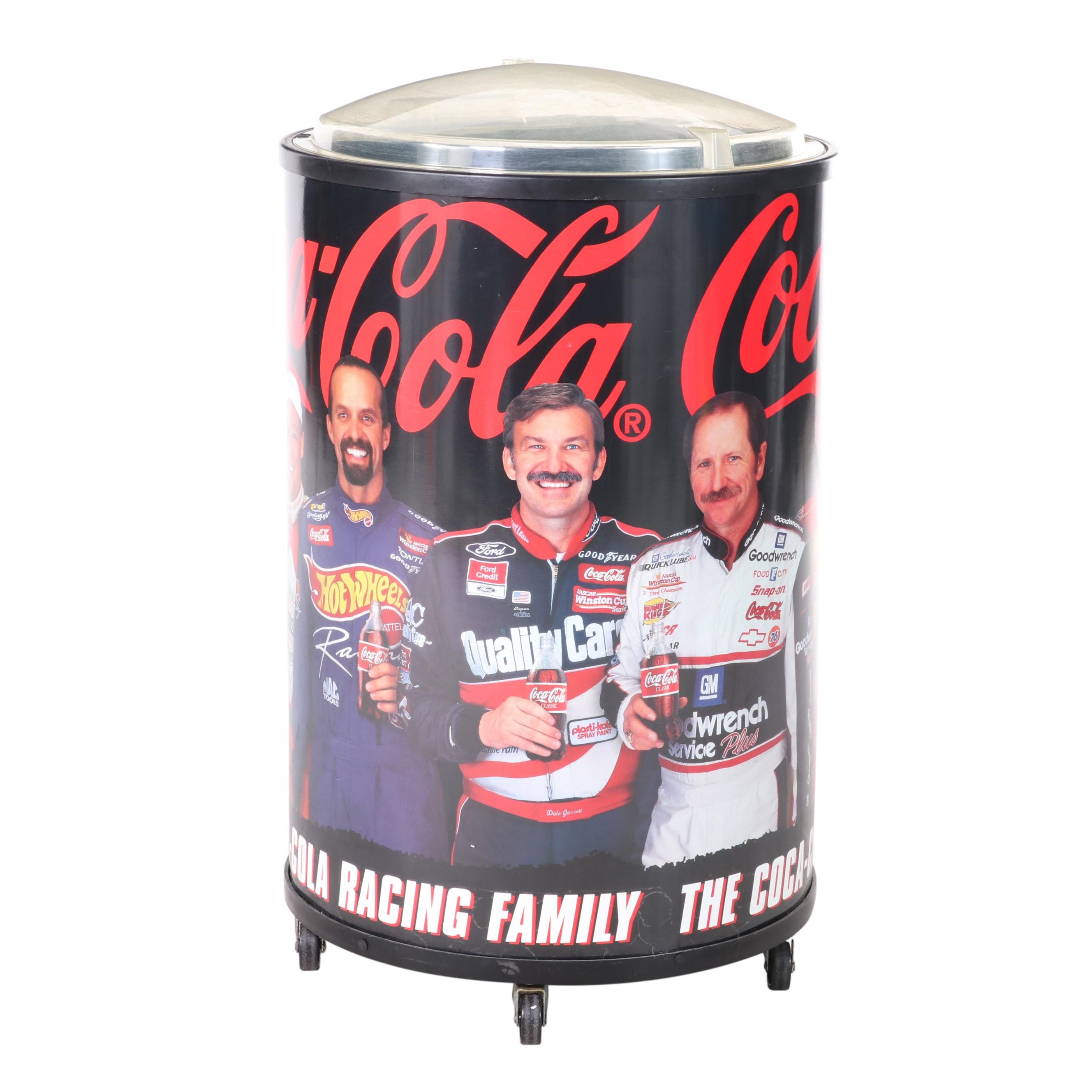 NASCAR Coca Cola Racing Family Rolling Ice Cooler | EBTH