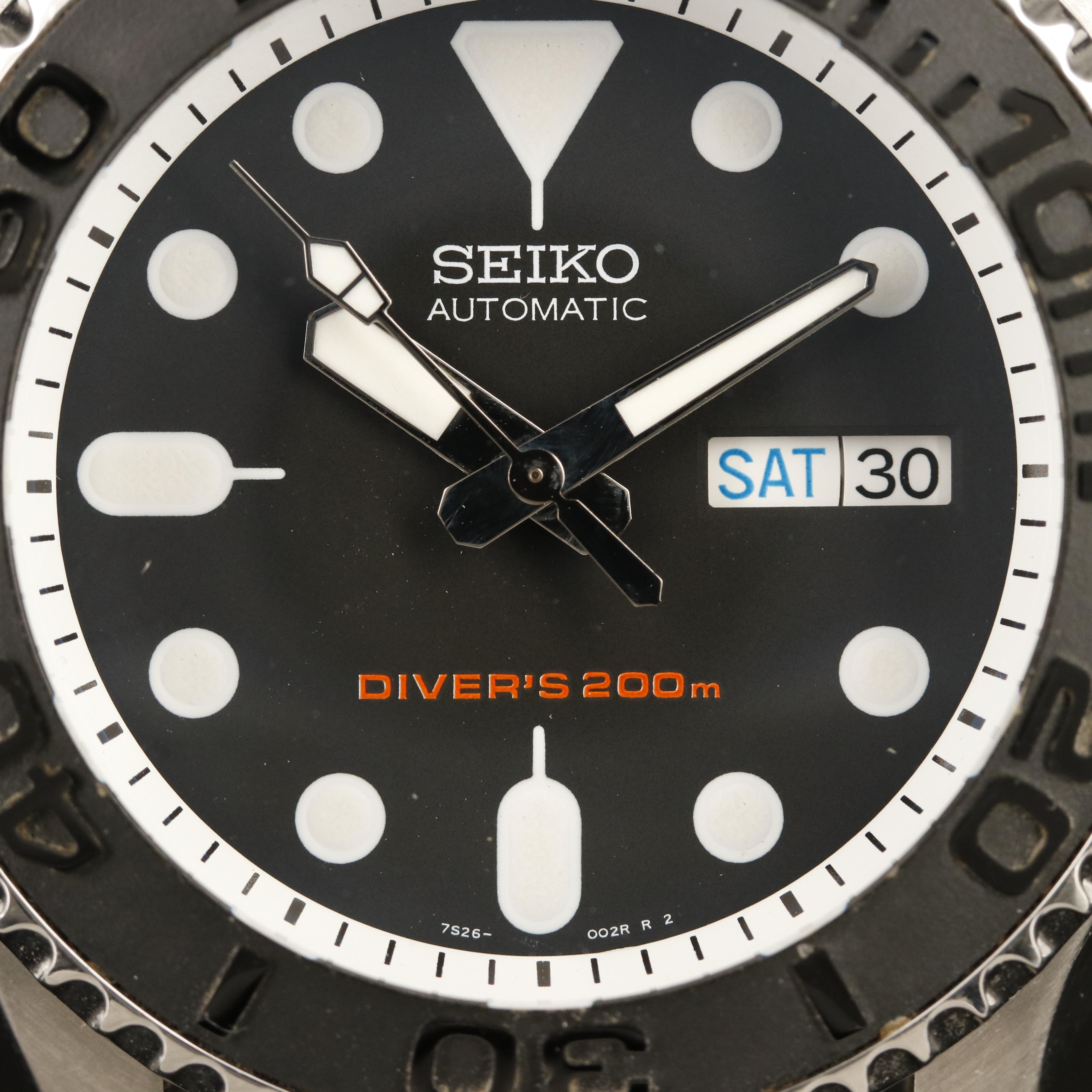 Seiko Automatic Divers 200 meters, Day/Date Wristwatch | EBTH