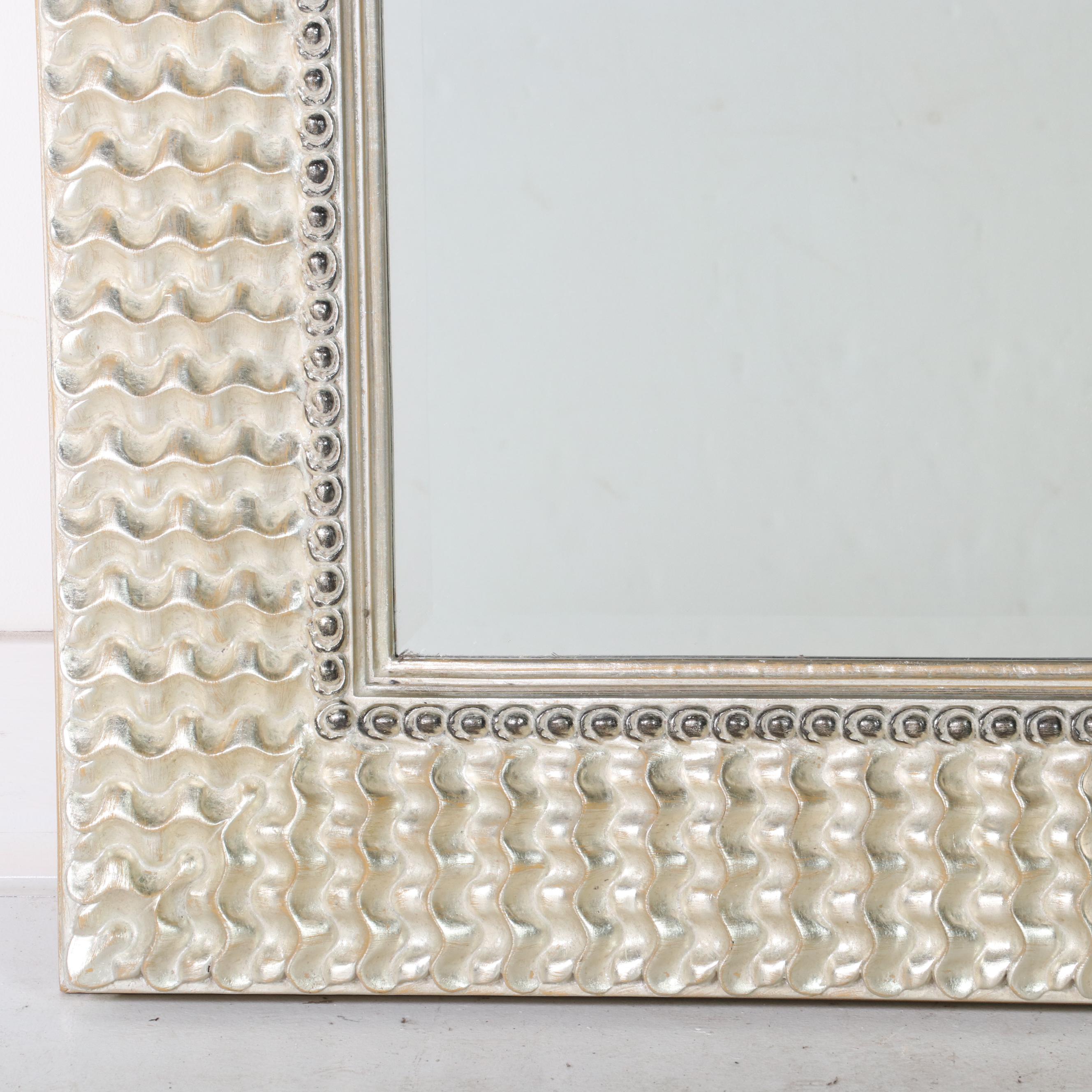 The Raschella Collection Silver Finish Wall Mirror | EBTH